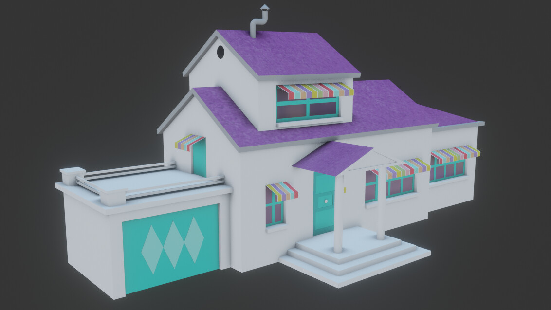 ArtStation - Oggy house