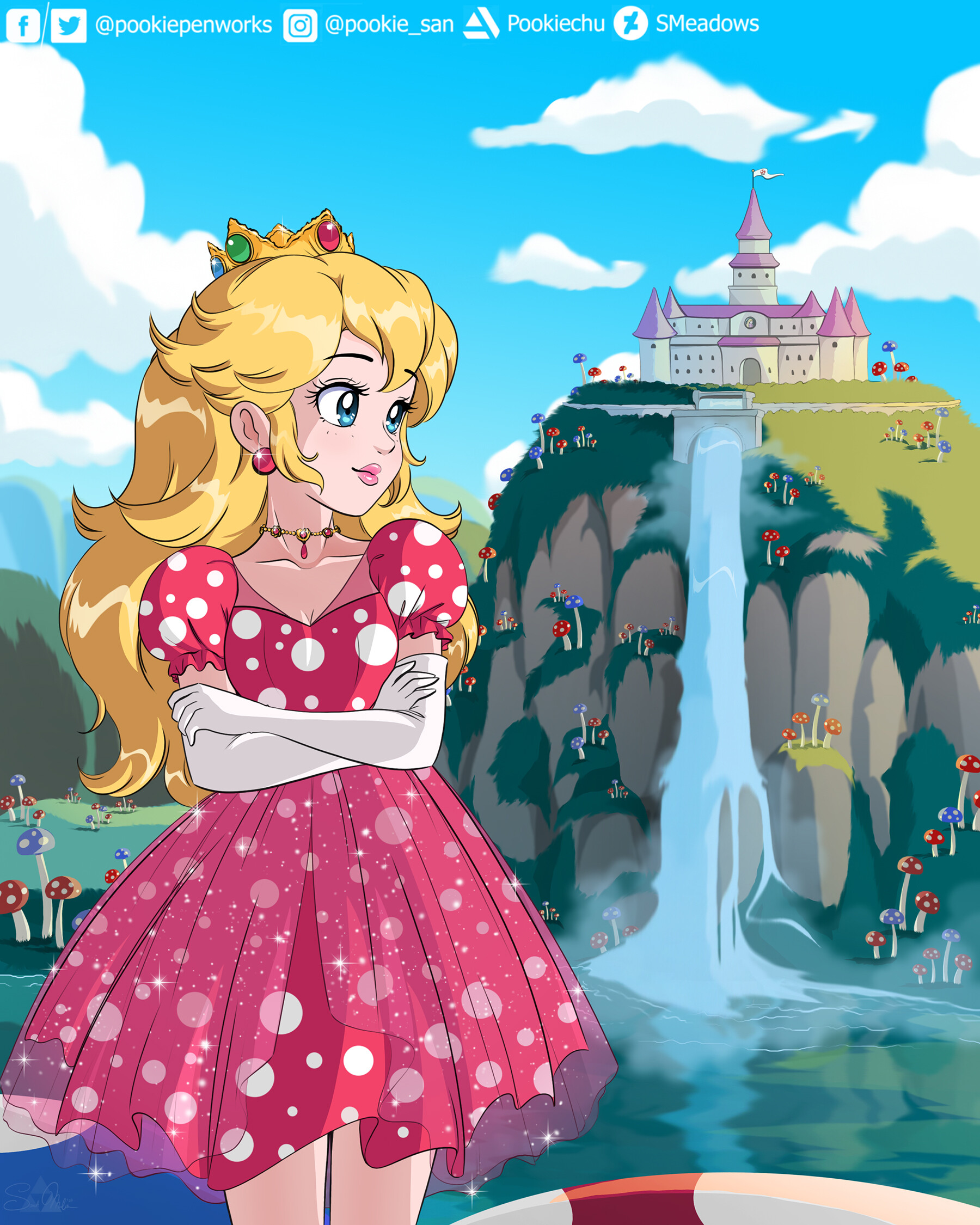 ArtStation - Princess Peach