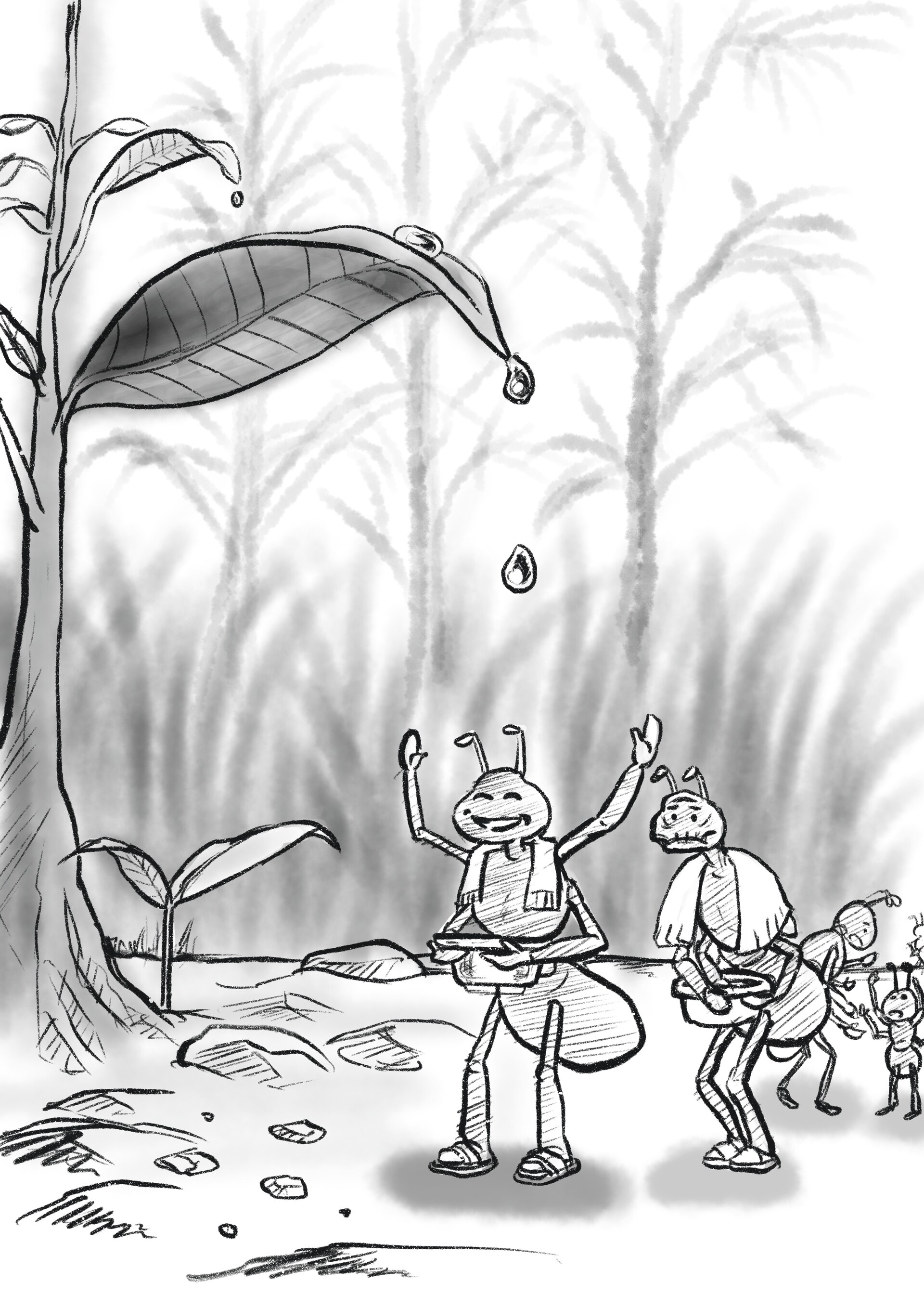 ArtStation - Inktober 2023 Day 7: Drip