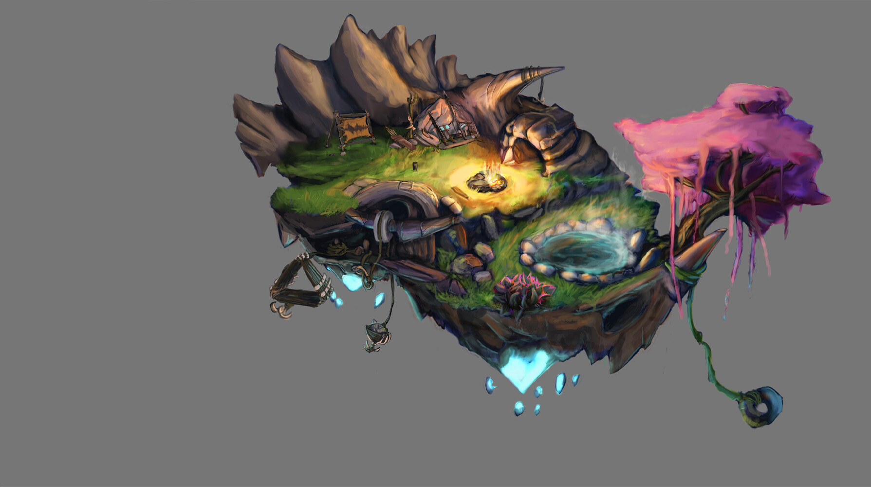 ArtStation - Floating Island
