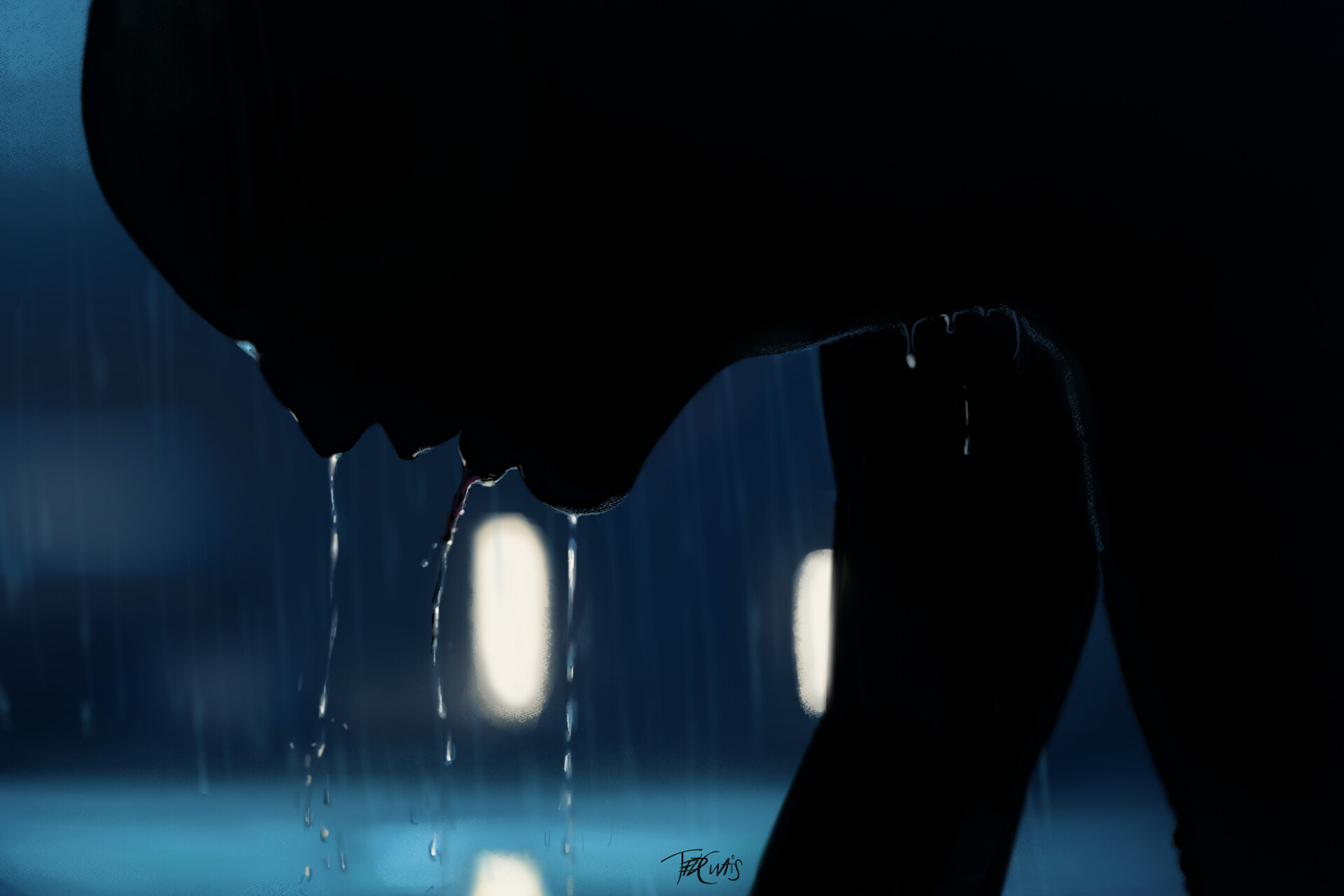 ArtStation - Inktober 2023: Day 7 - Drip