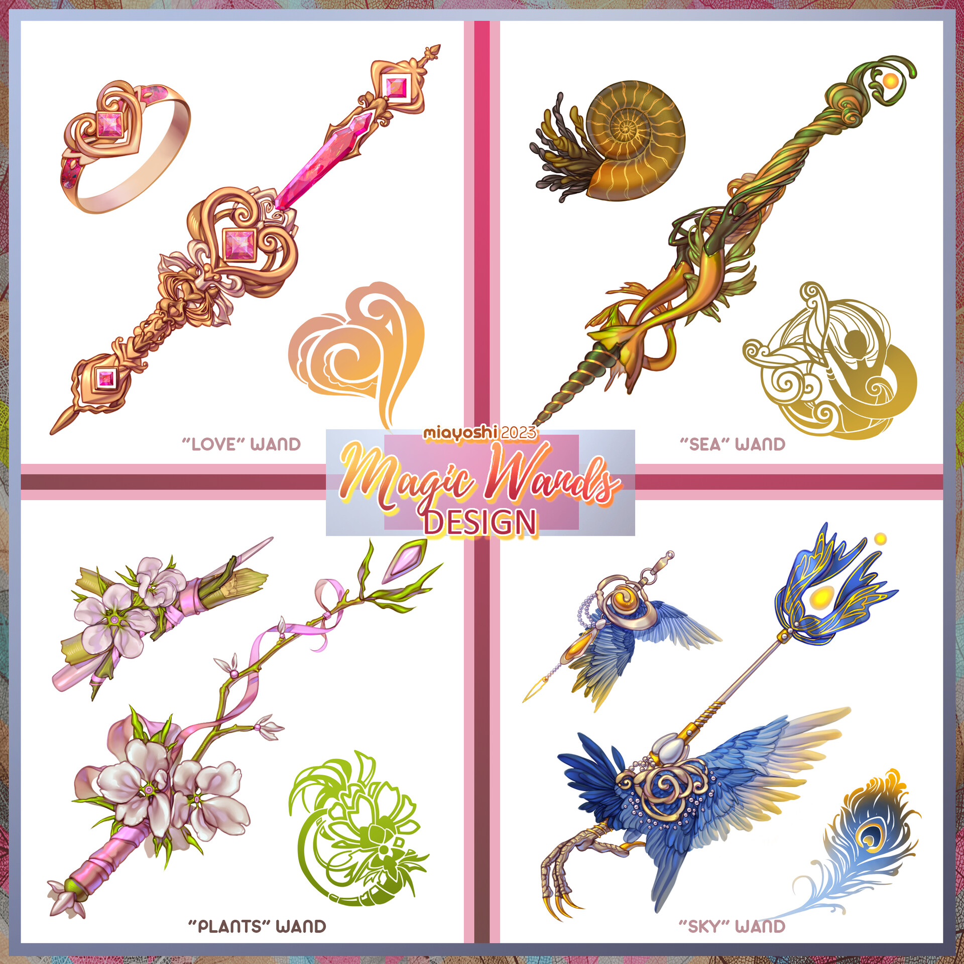 ArtStation - Magic wands