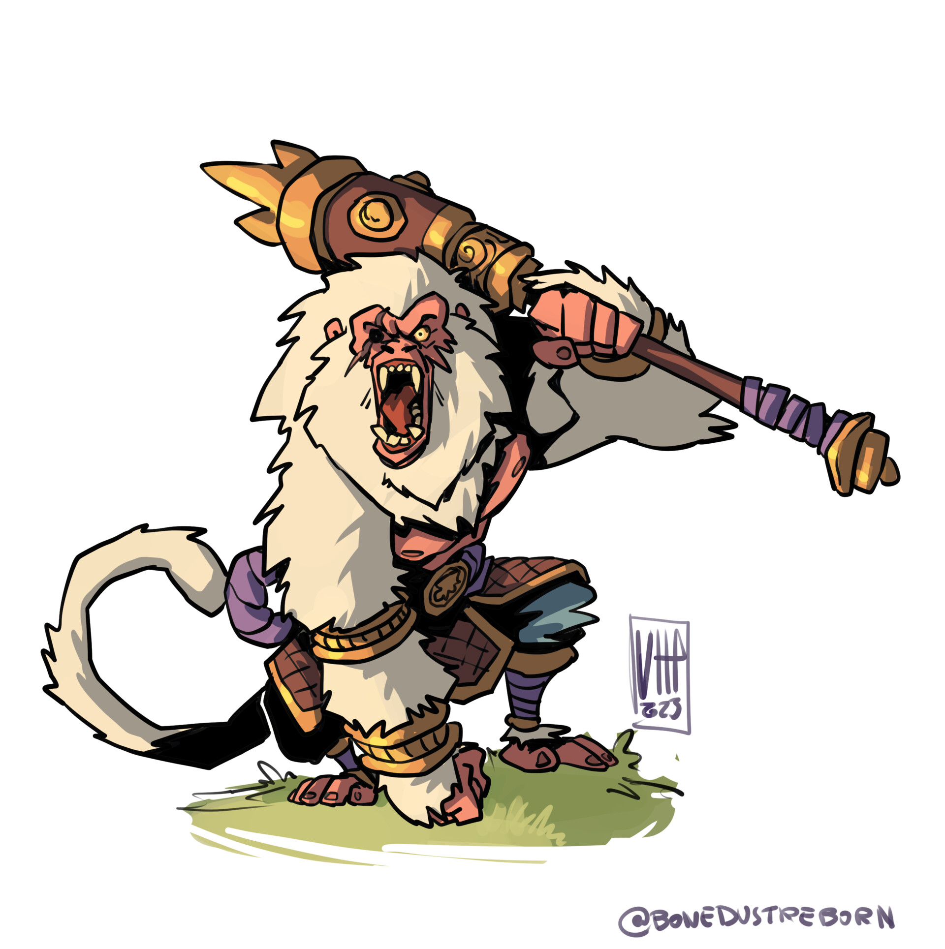 ArtStation - Ape warrior