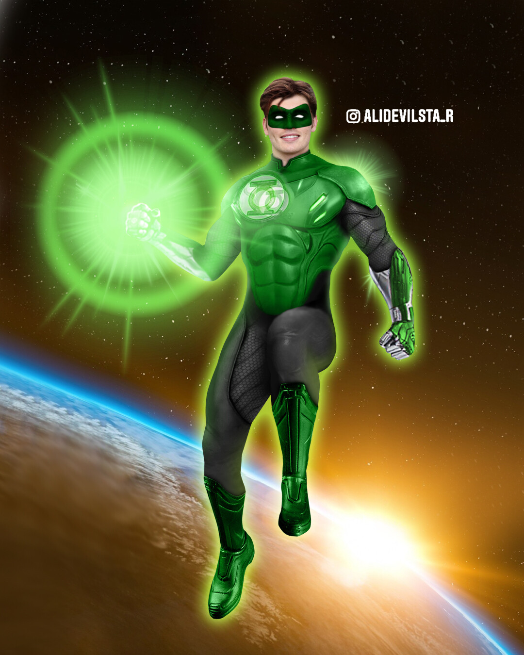 ArtStation - Gregg Sulkin as Hal Jordan