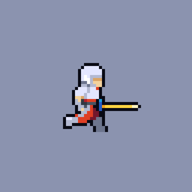 Guilherme Capella - Pixel art Warrior