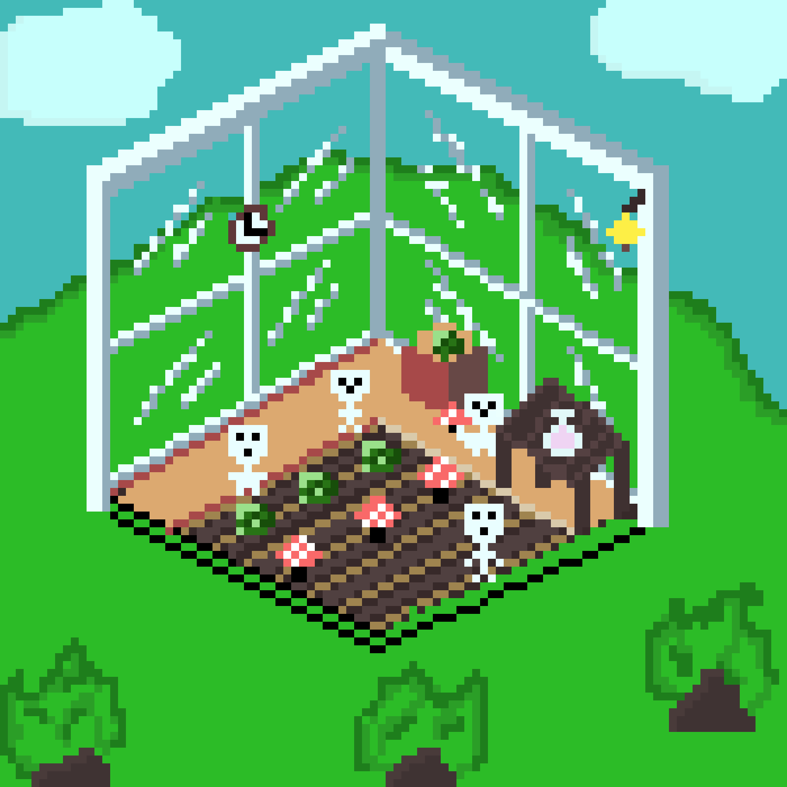 ArtStation - pixel greenhouse