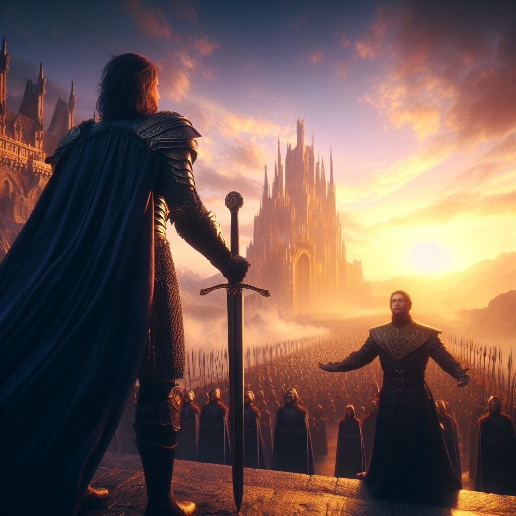 ArtStation - The king judges the traitor