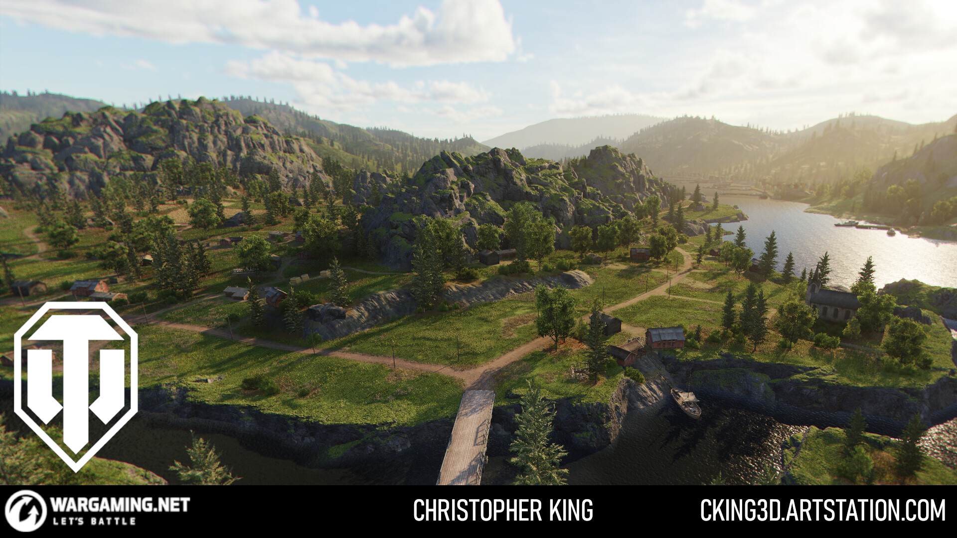 Christopher King - Fjords Map - World of Tanks Modern Armor - Soldiers ...