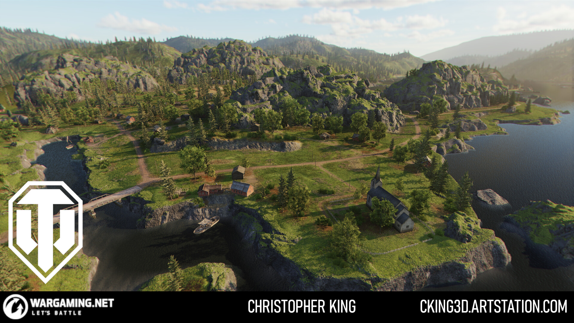 Christopher King - Fjords Map - World of Tanks Modern Armor - Soldiers ...