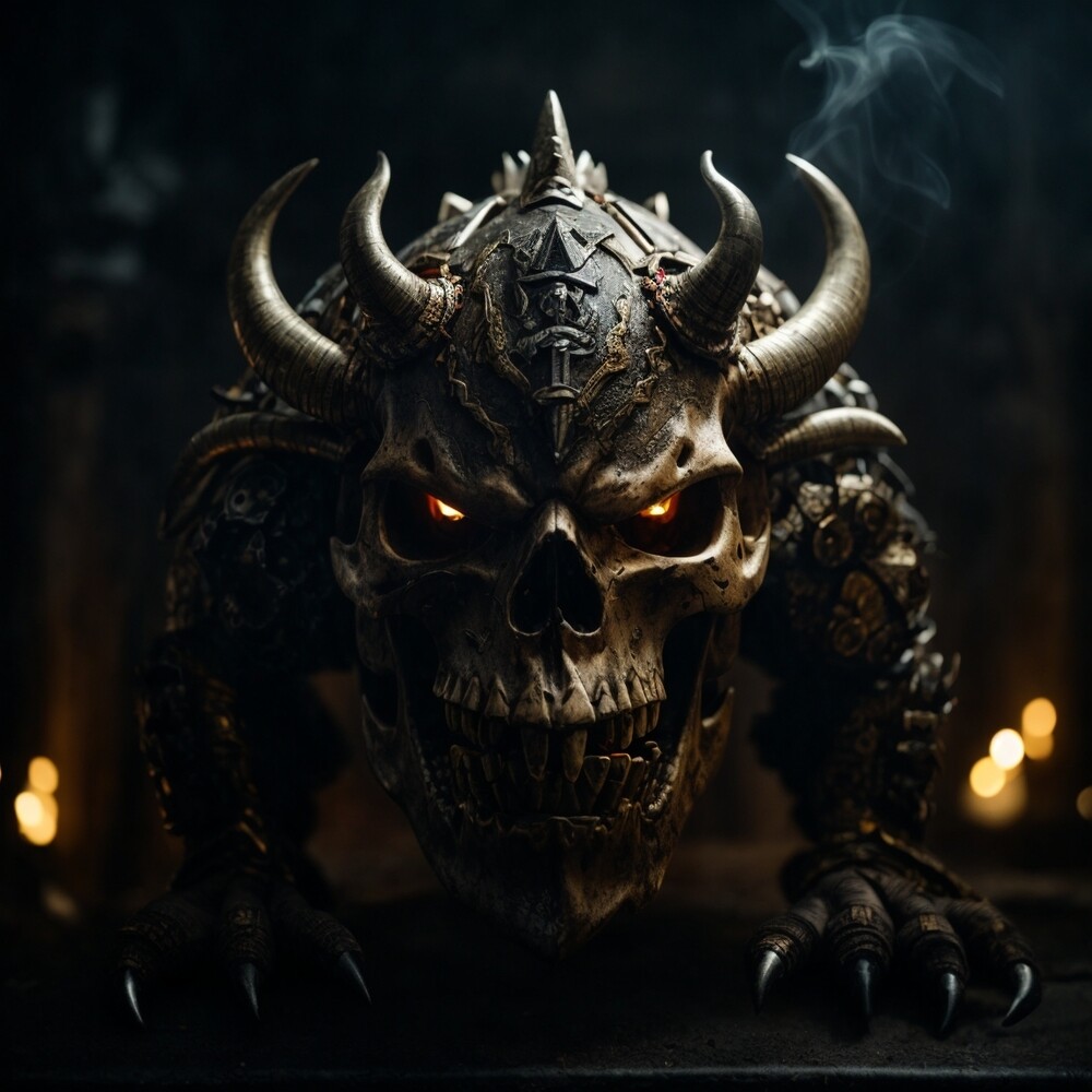 ArtStation - skull monster