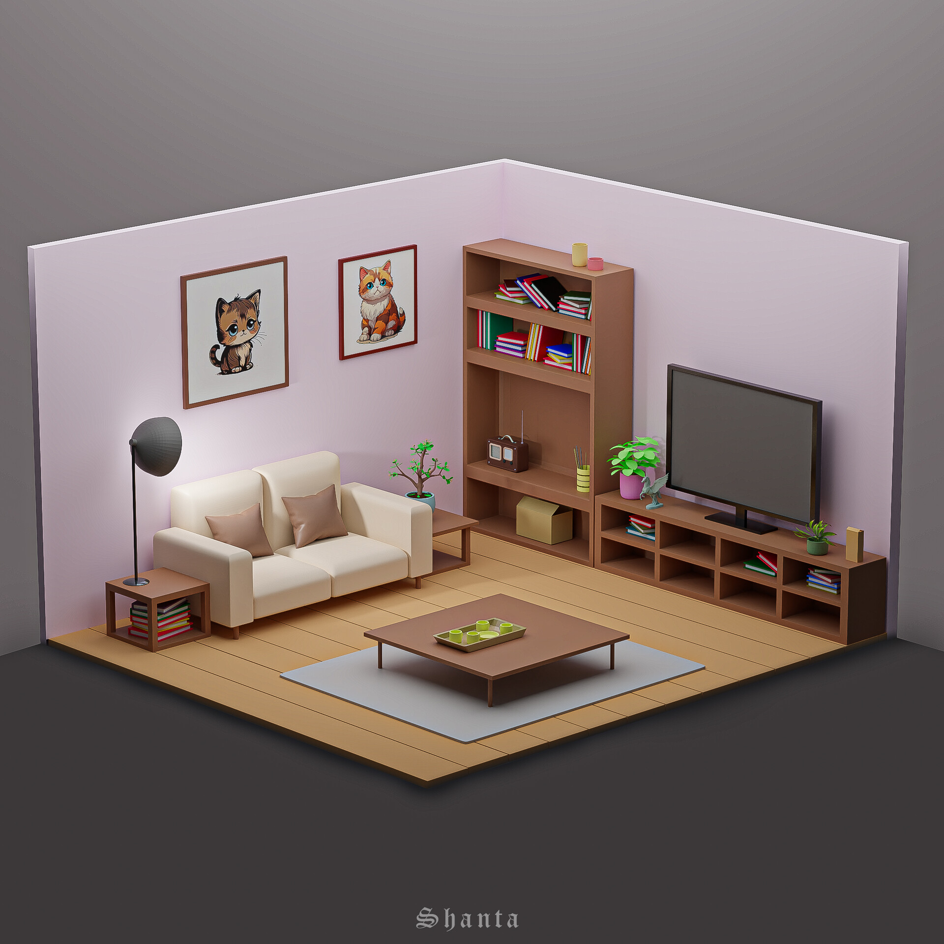 ArtStation - Isometric Model