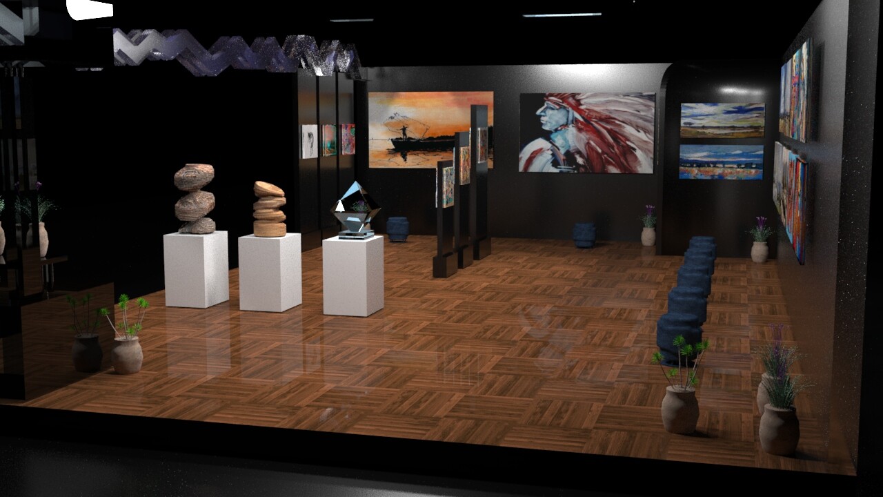 ArtStation - 3d art exhibition