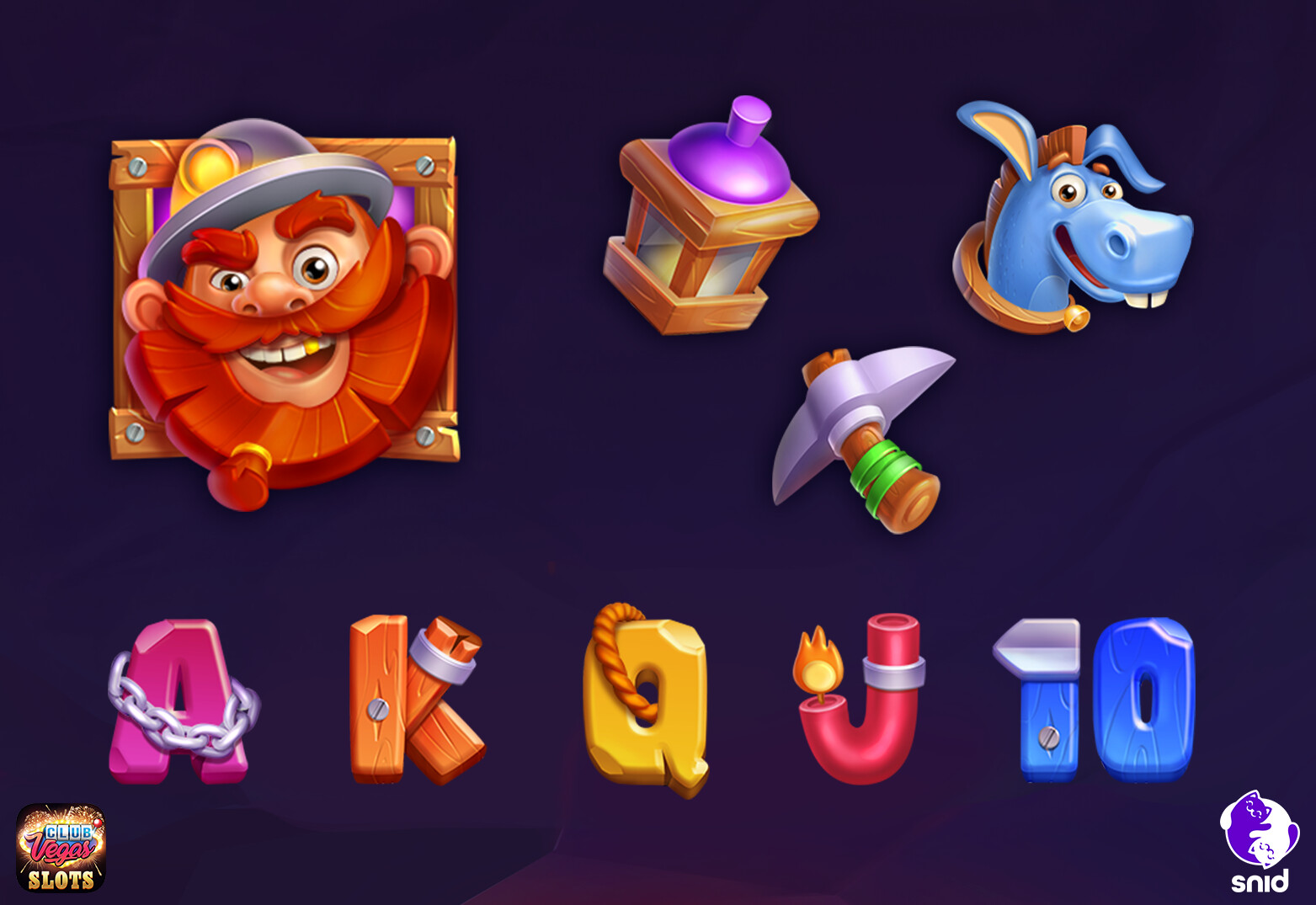 SNID Art Studio - Epic Dyna-Miner Slot Game