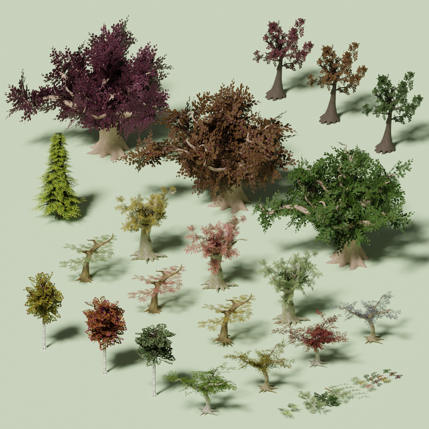 Emin Canbaz - Low-poly Realistic Trees