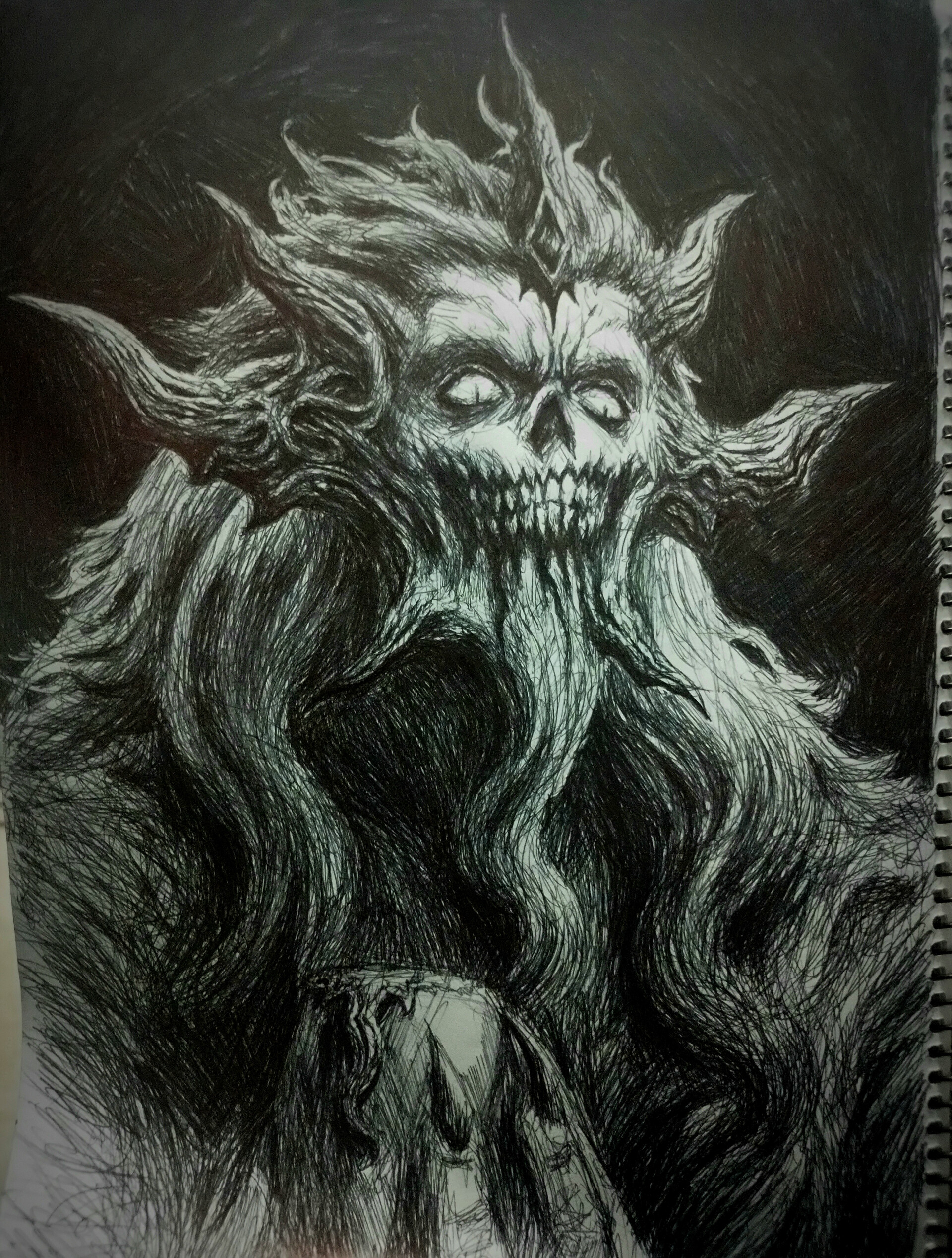 ArtStation - Demon Lord sketch by The NRG