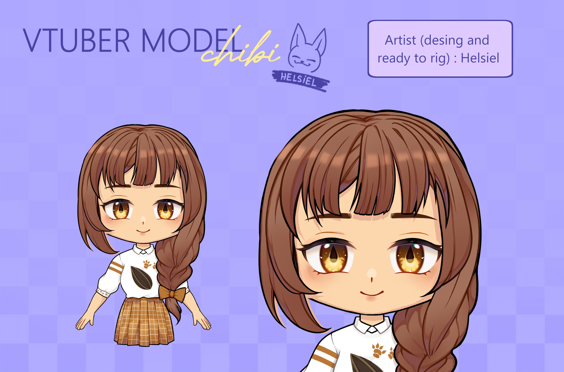 ArtStation - Vtuber model ViruTaVT (Twitch)