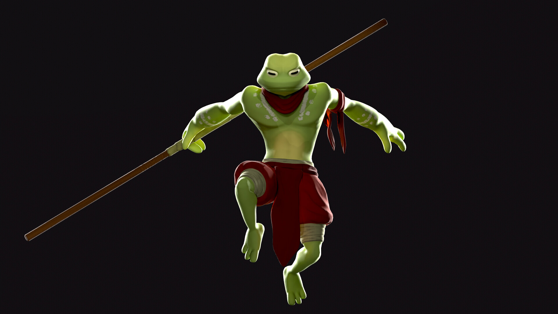 ArtStation - Ninja Frog