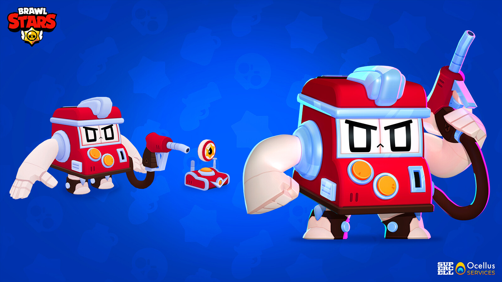 Ocellus - SERVICES - Brawl Stars - 8-Bit Retropolis Skin