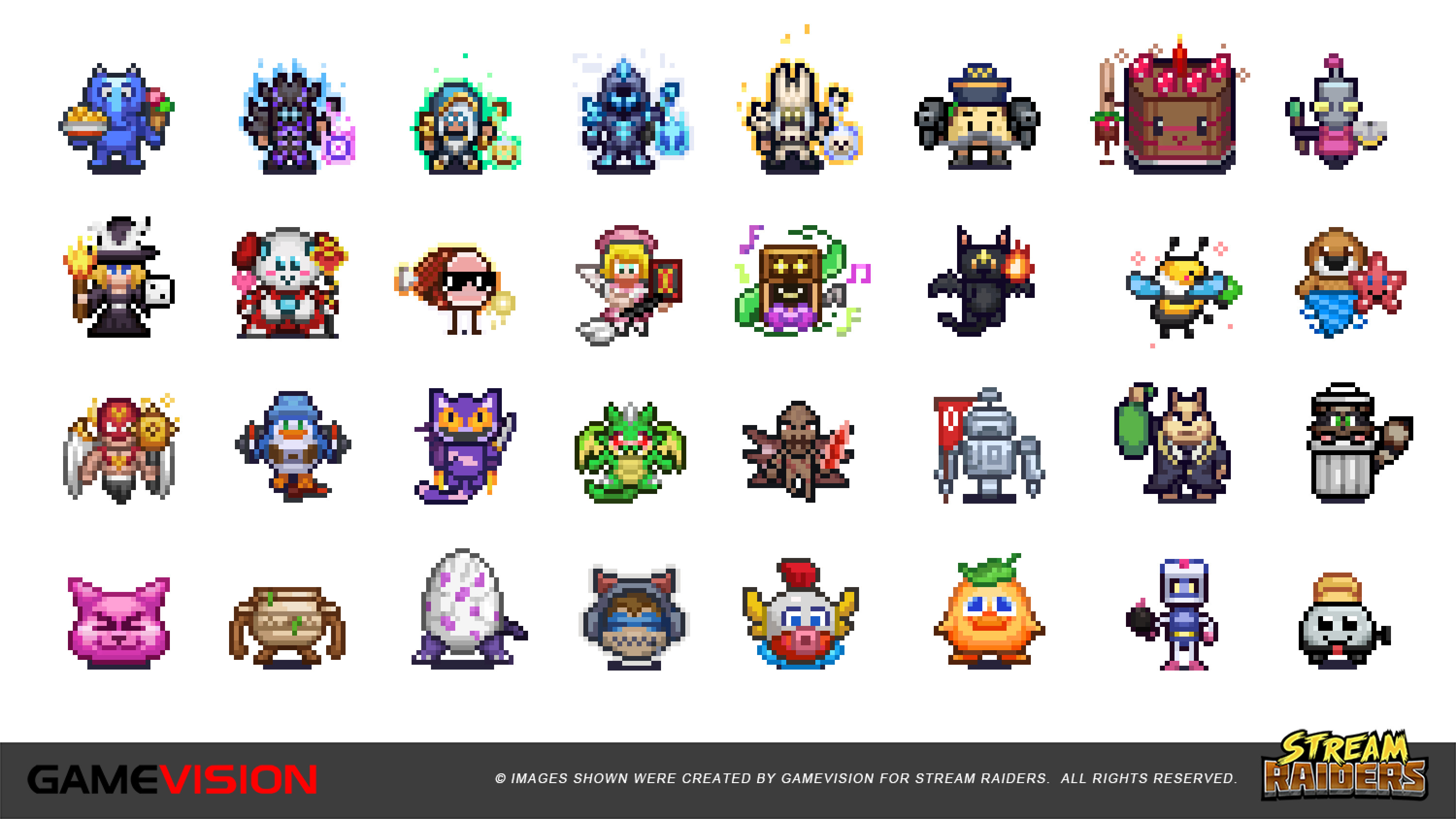 GameVision Studios - 2D Pixel Art for Stream Raiders