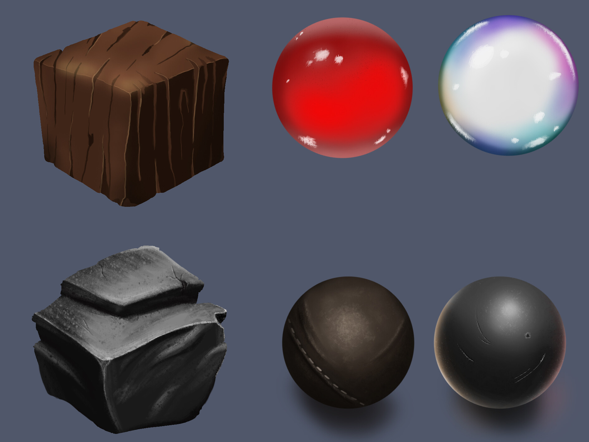 ArtStation - Learning how to draw materials