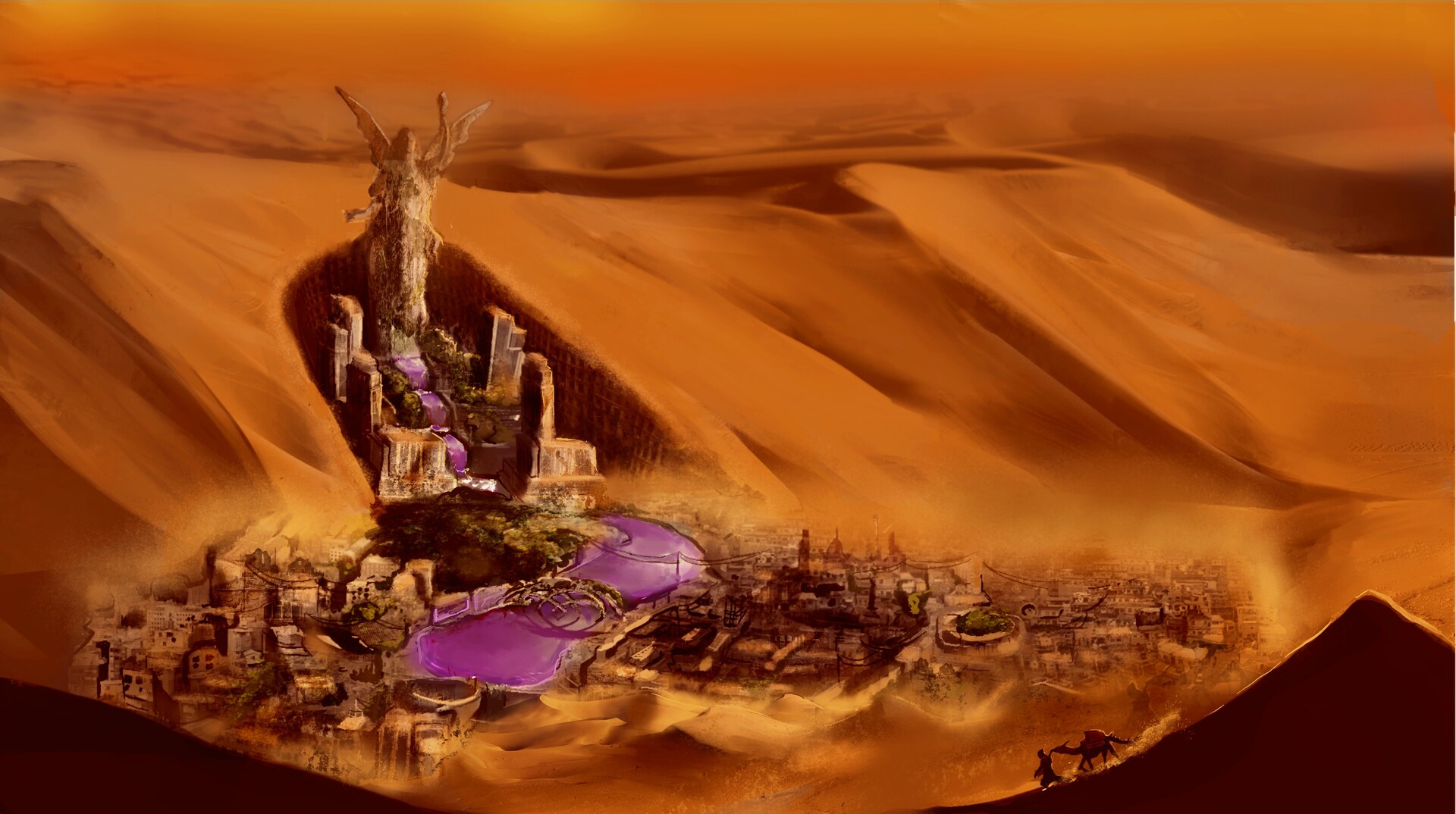 ArtStation - The Forgotten Desert City