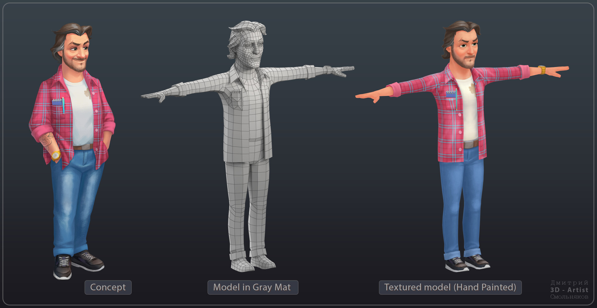 ArtStation - Human characters for casual game.