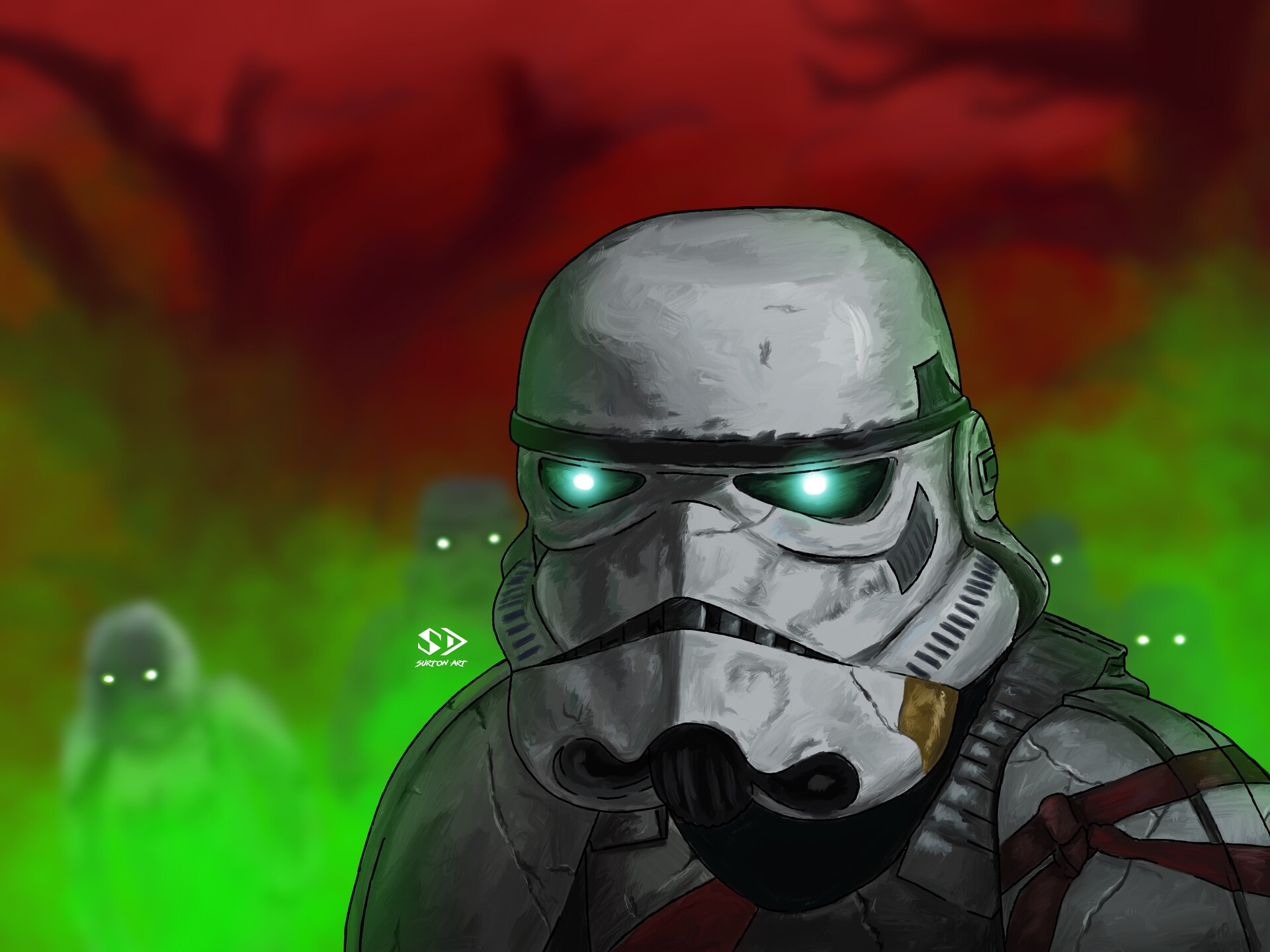 ArtStation - Night Trooper - Fan art