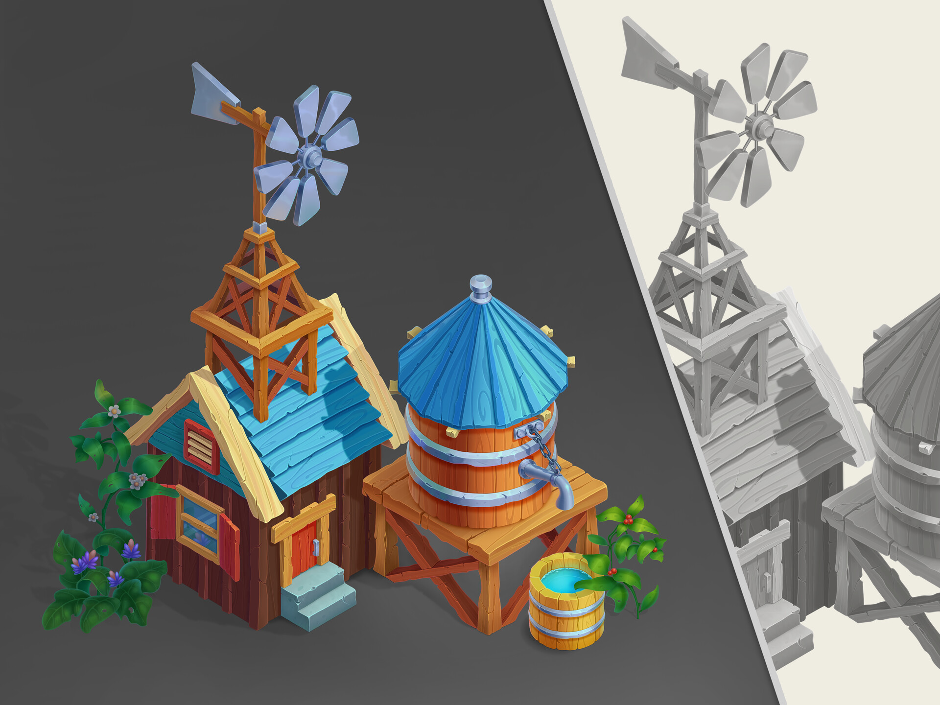 ArtStation - Isometric House3