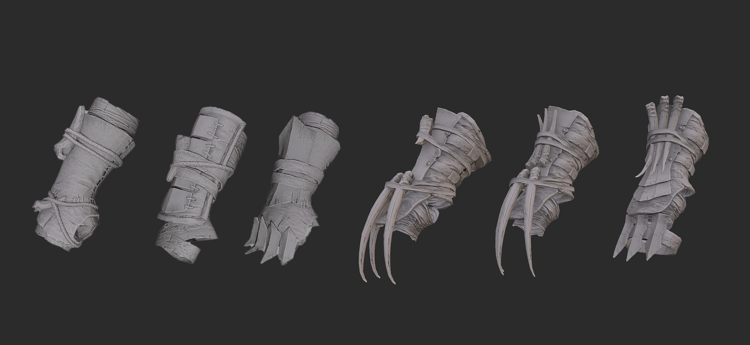 Irene carbonell portfolio 3d 2d art - Orc Fighter part 2