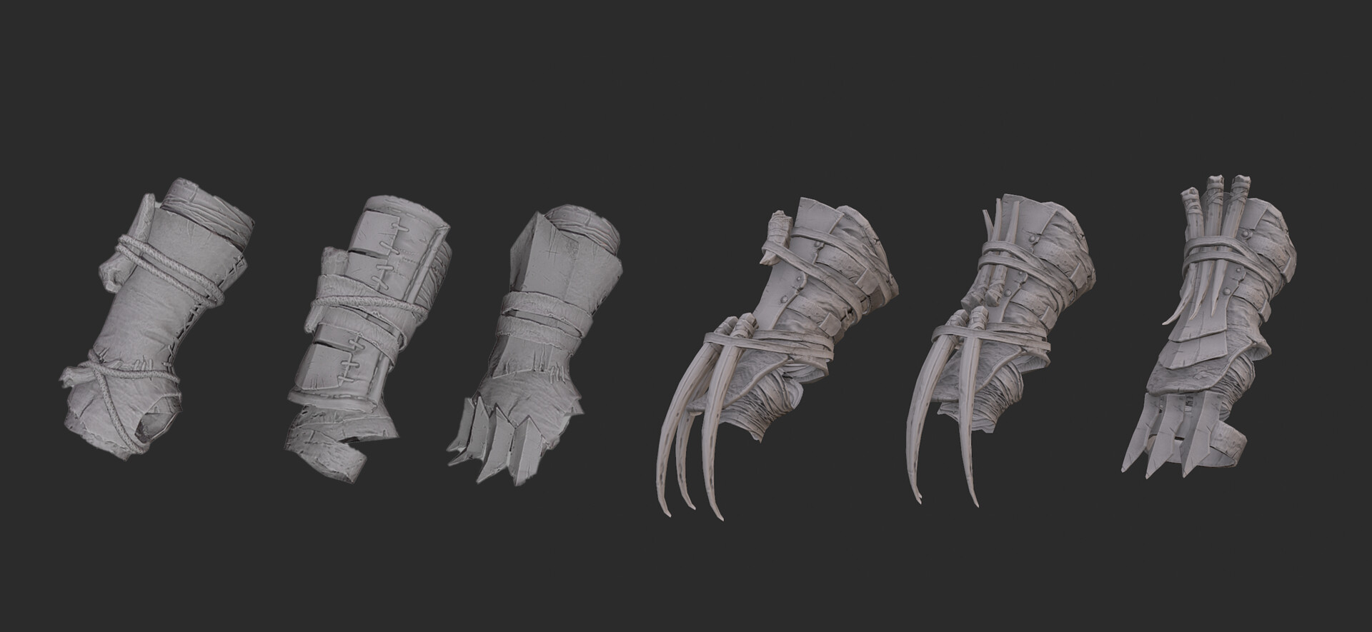 Irene carbonell portfolio 3d 2d art - Orc Fighter part 2