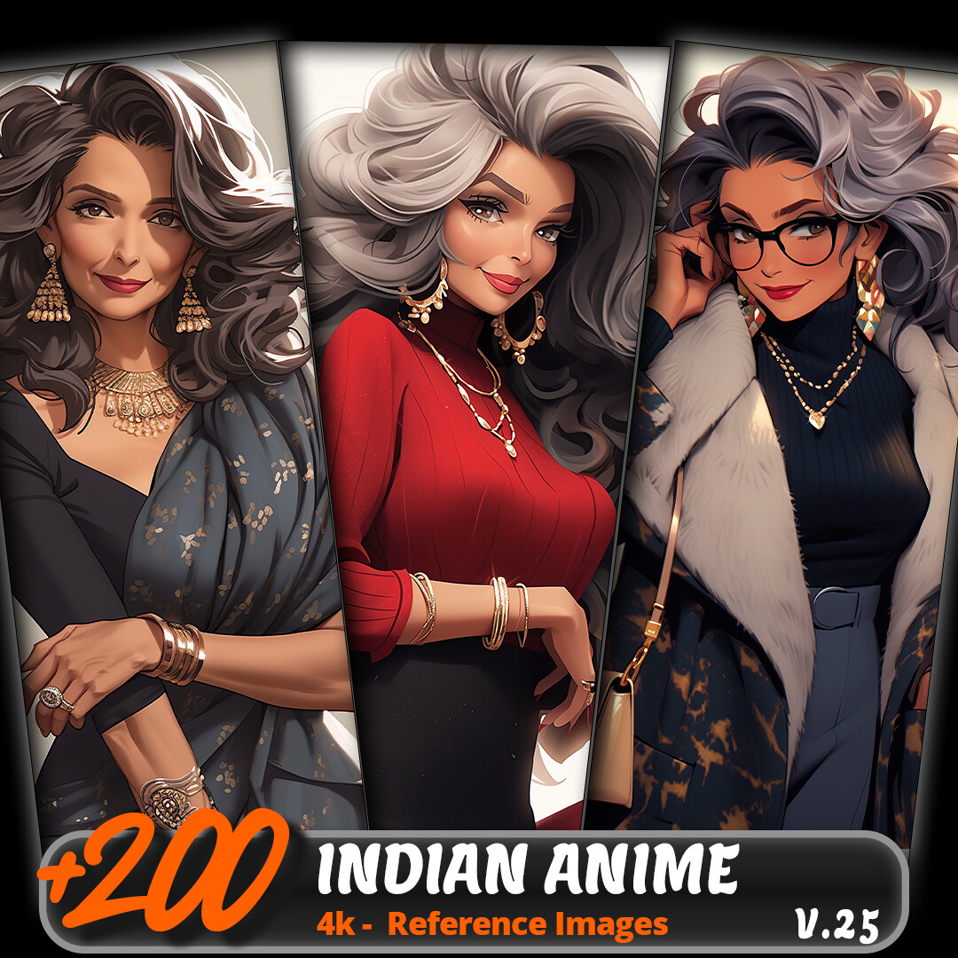 ArtStation - INDIAN ANIME VOL. 25/ 4K/ Reference Image