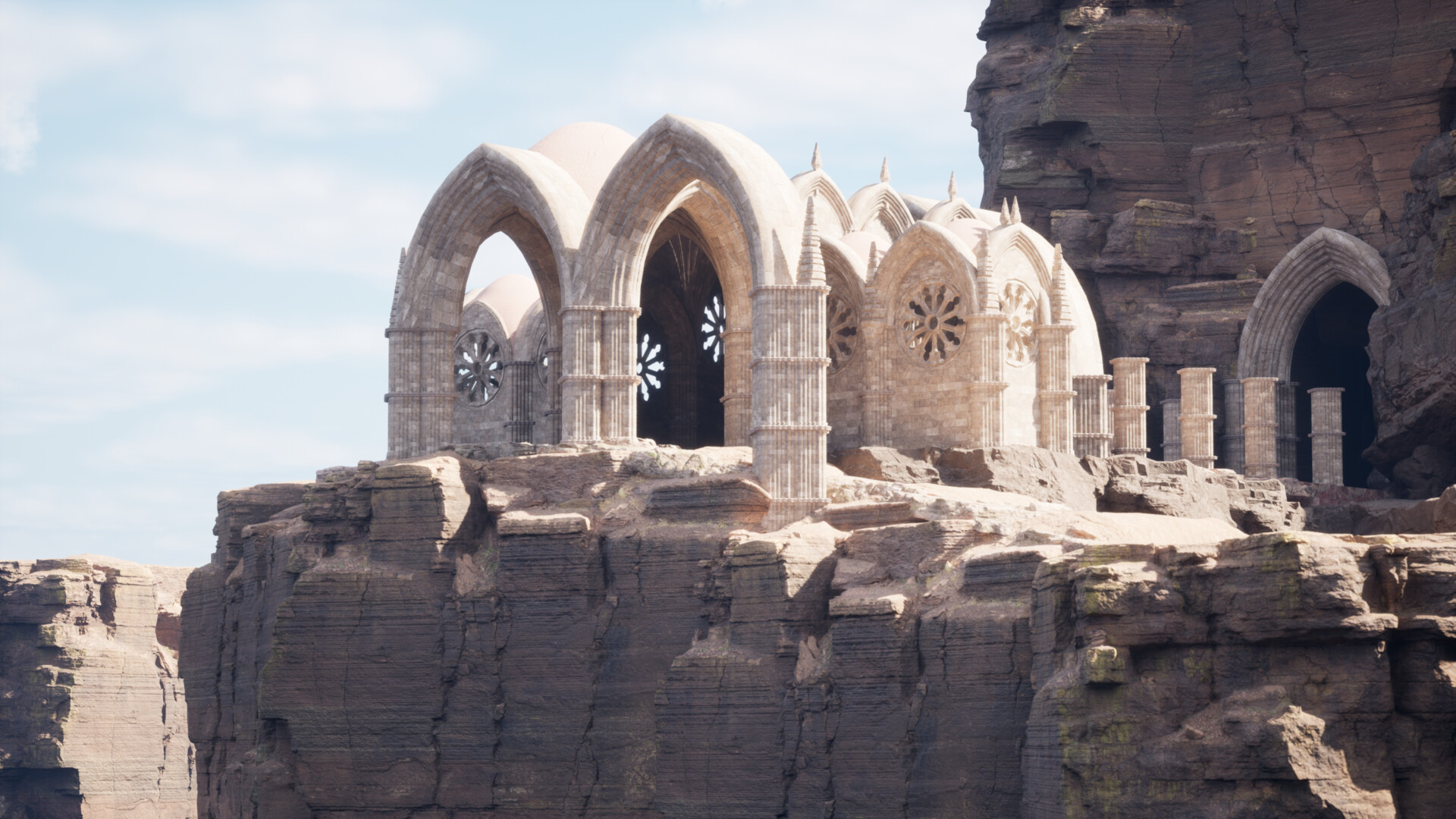 ArtStation - Gothic Cathedral Architecture