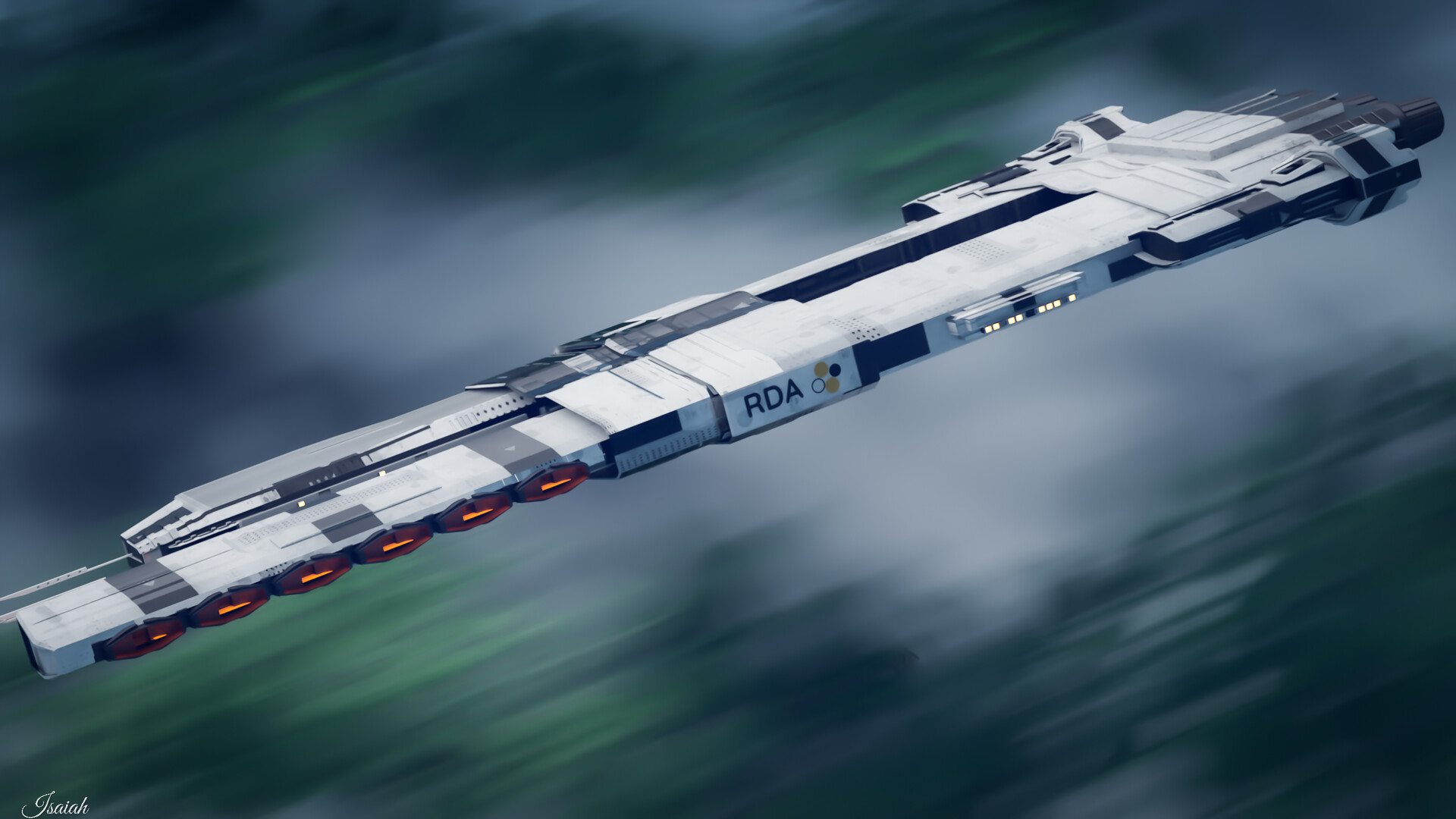 ArtStation - RDA Supply Ship Wallaper