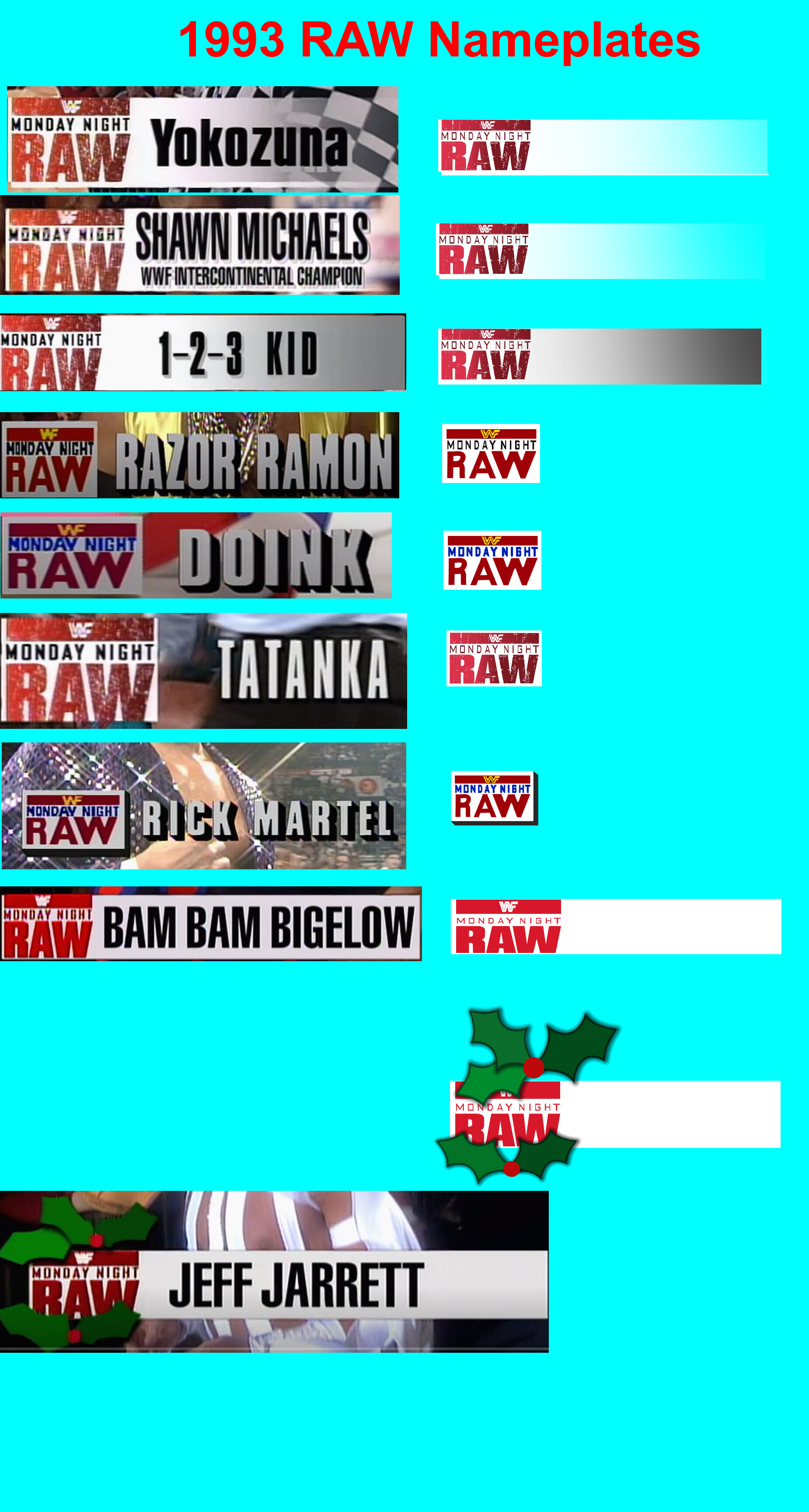 ArtStation - WWF Nameplate Work