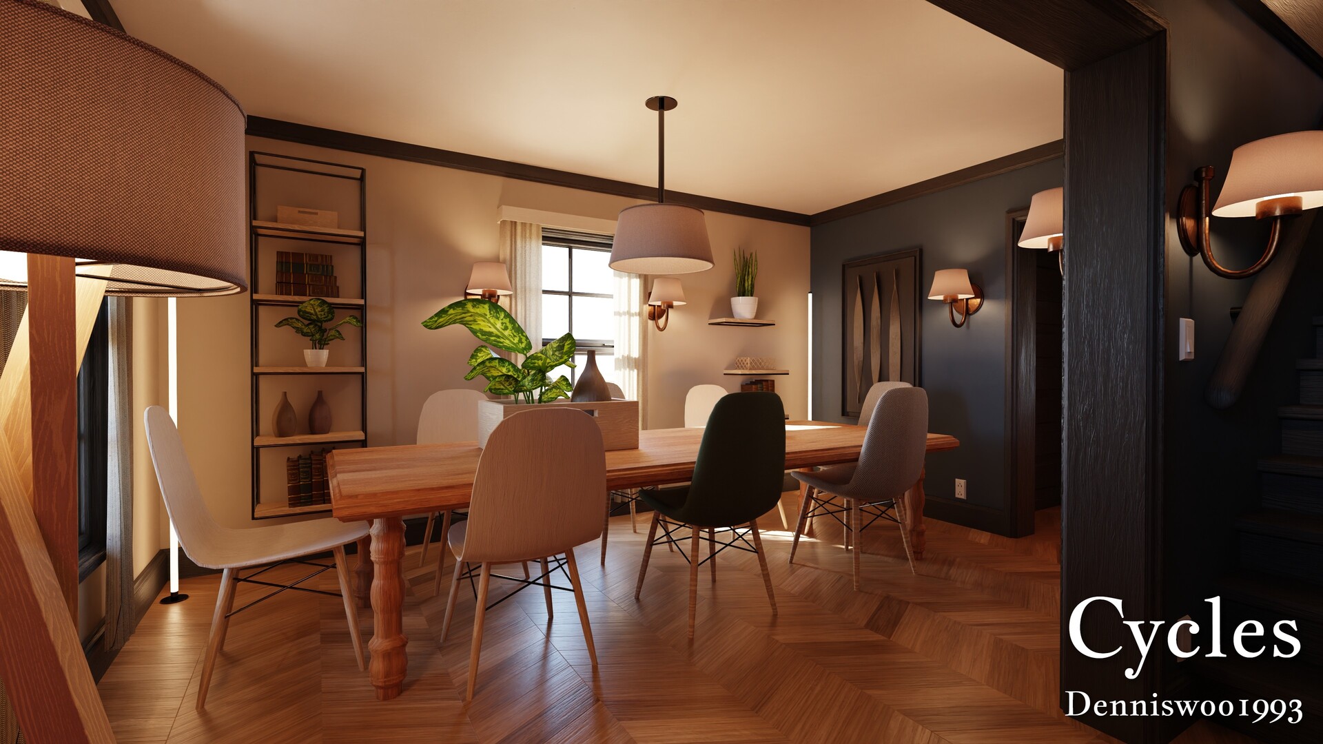 SHcreations - Modular Classic Style American House 15