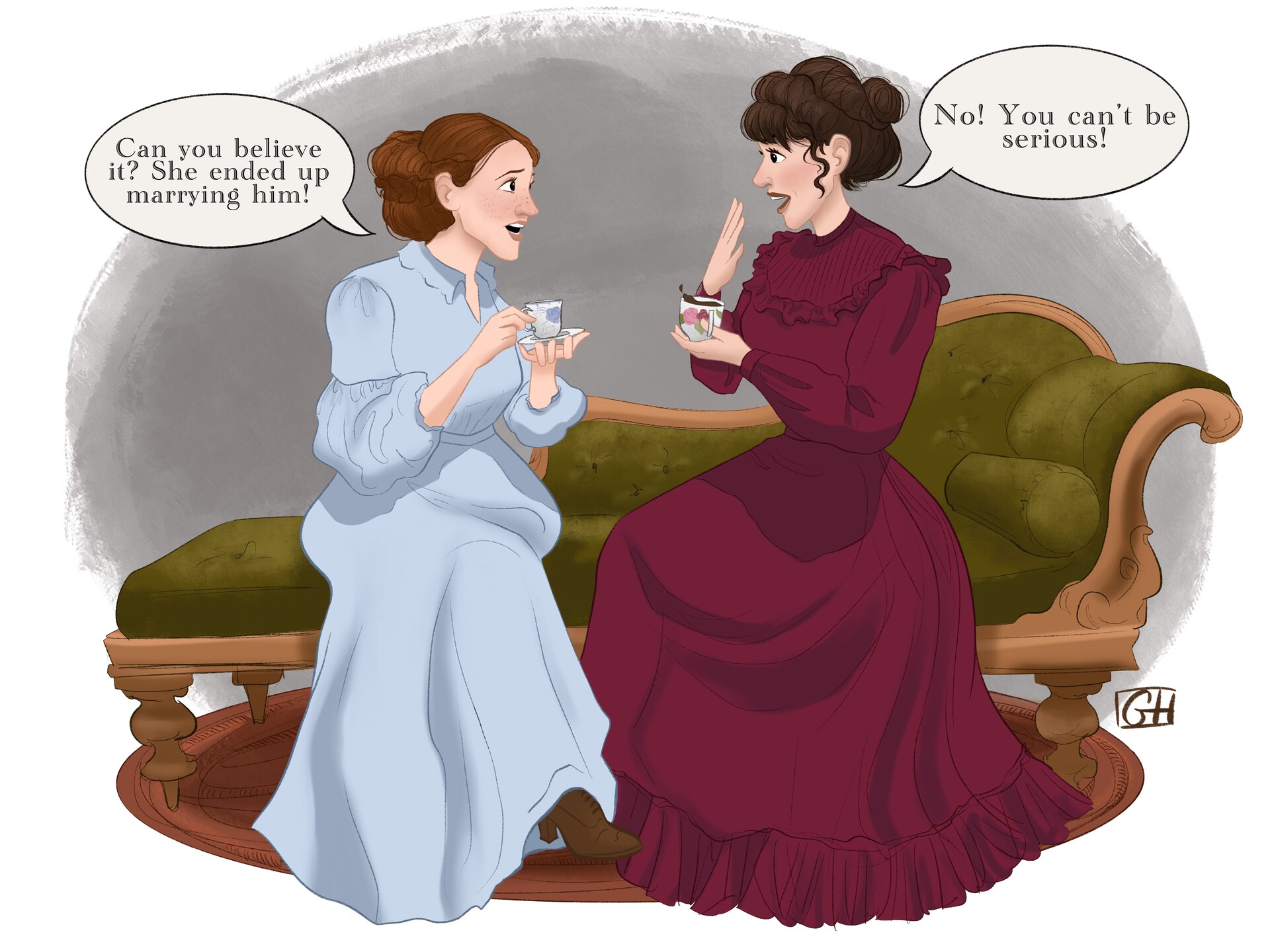 ArtStation - Tea Time Gossip