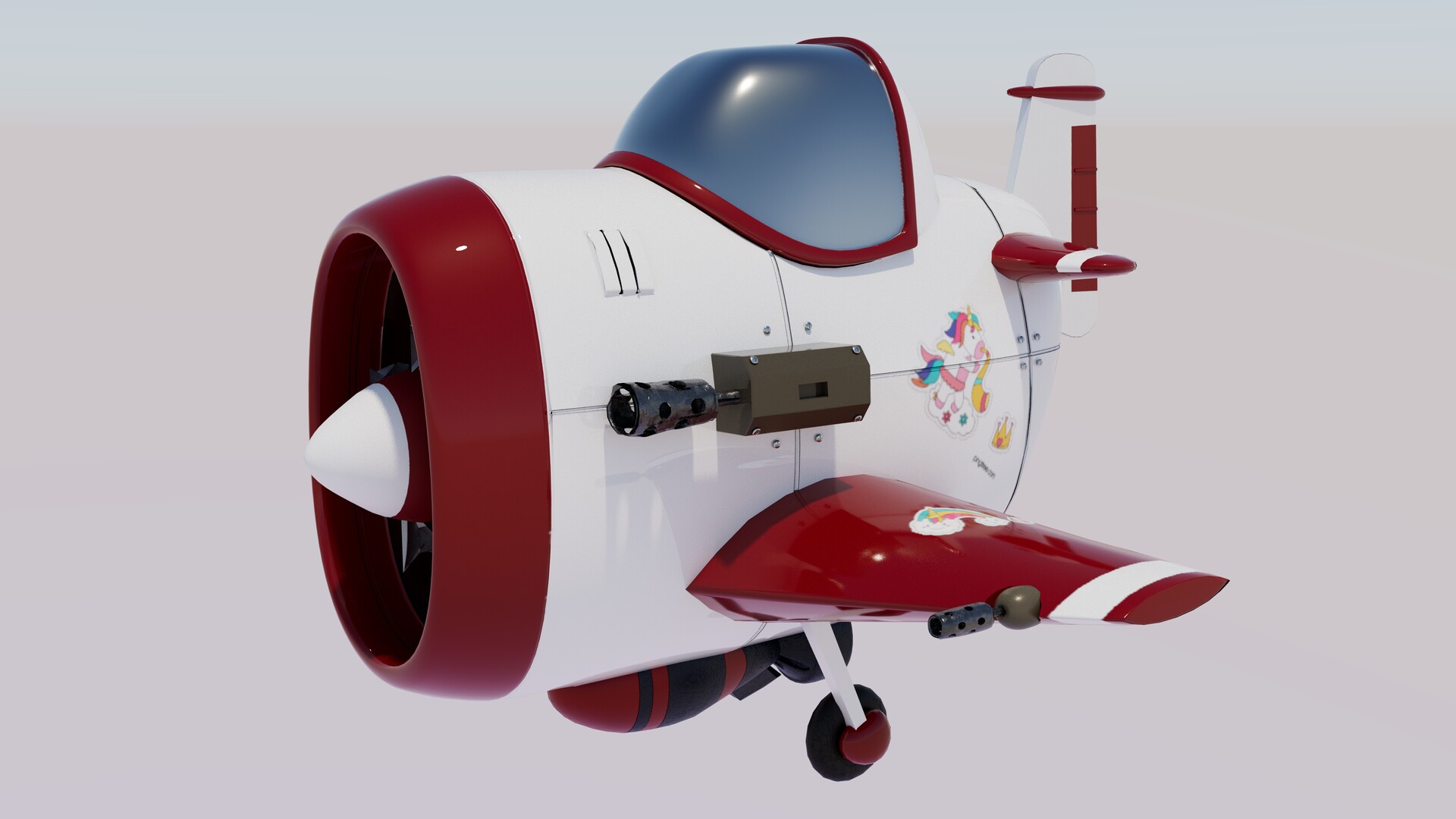 ArtStation - Plane 3d model