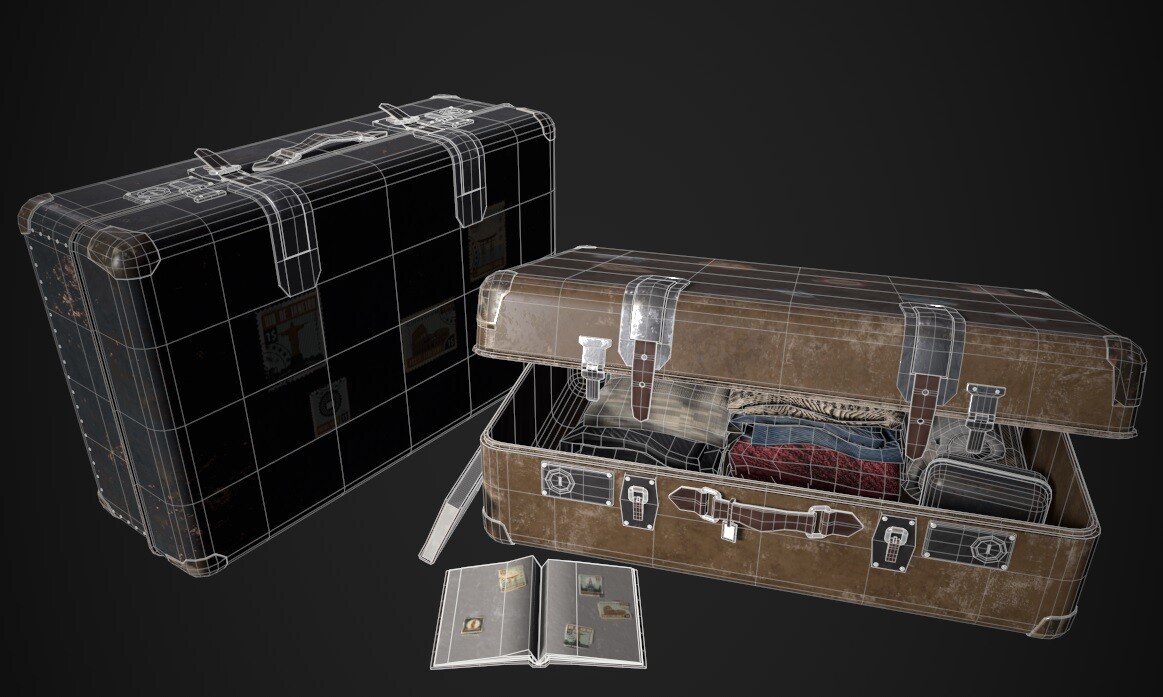 Robert Maglalang - Vintage Travelers Suitcase