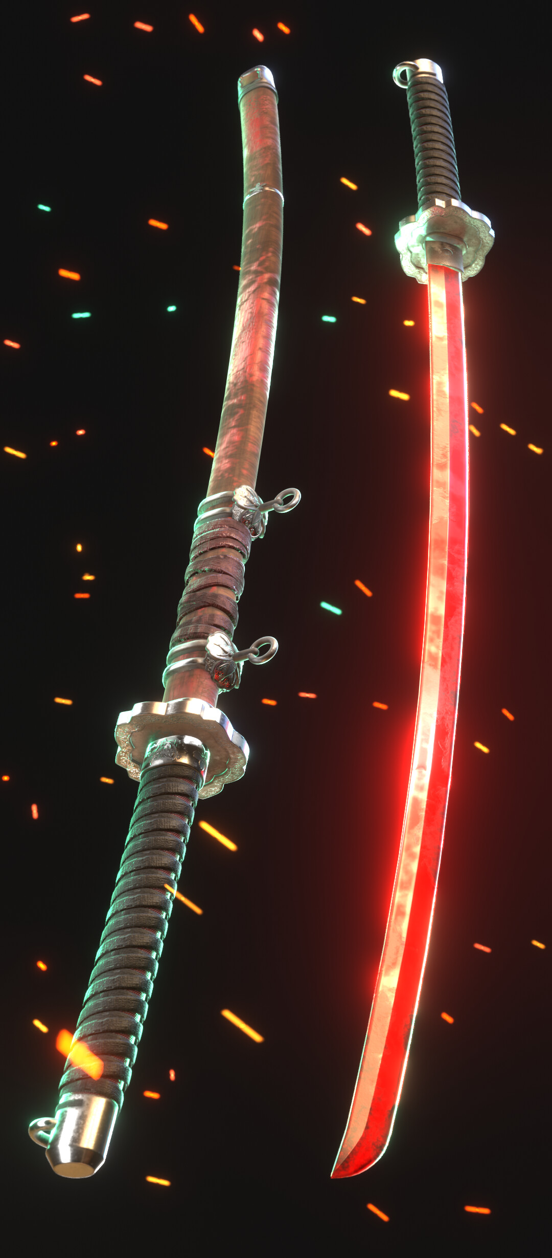 ArtStation - Swordtember day 2 : Mortal blade, aka , Fushigiri