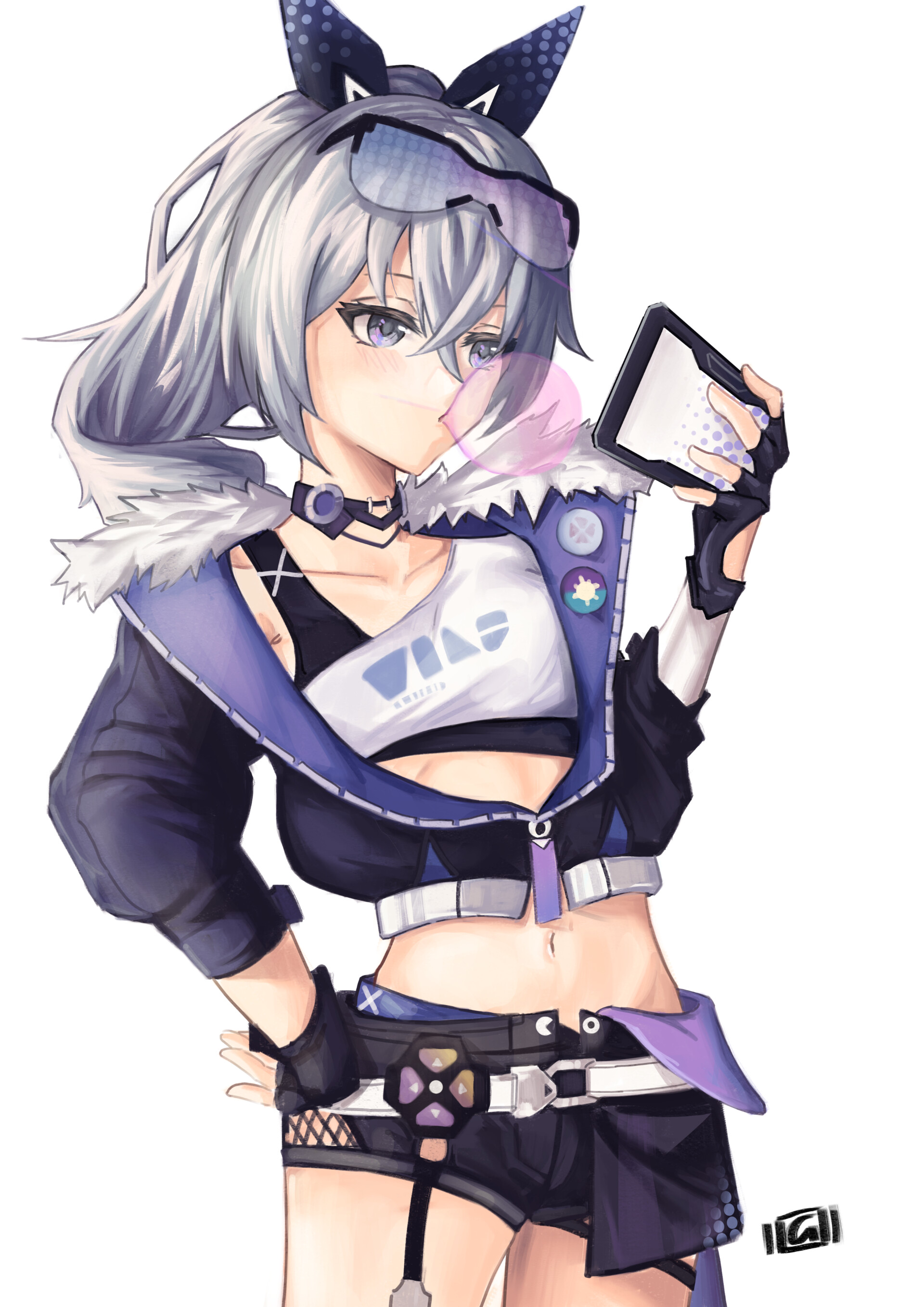 ArtStation - Silverwolf from Honkai Star Rail