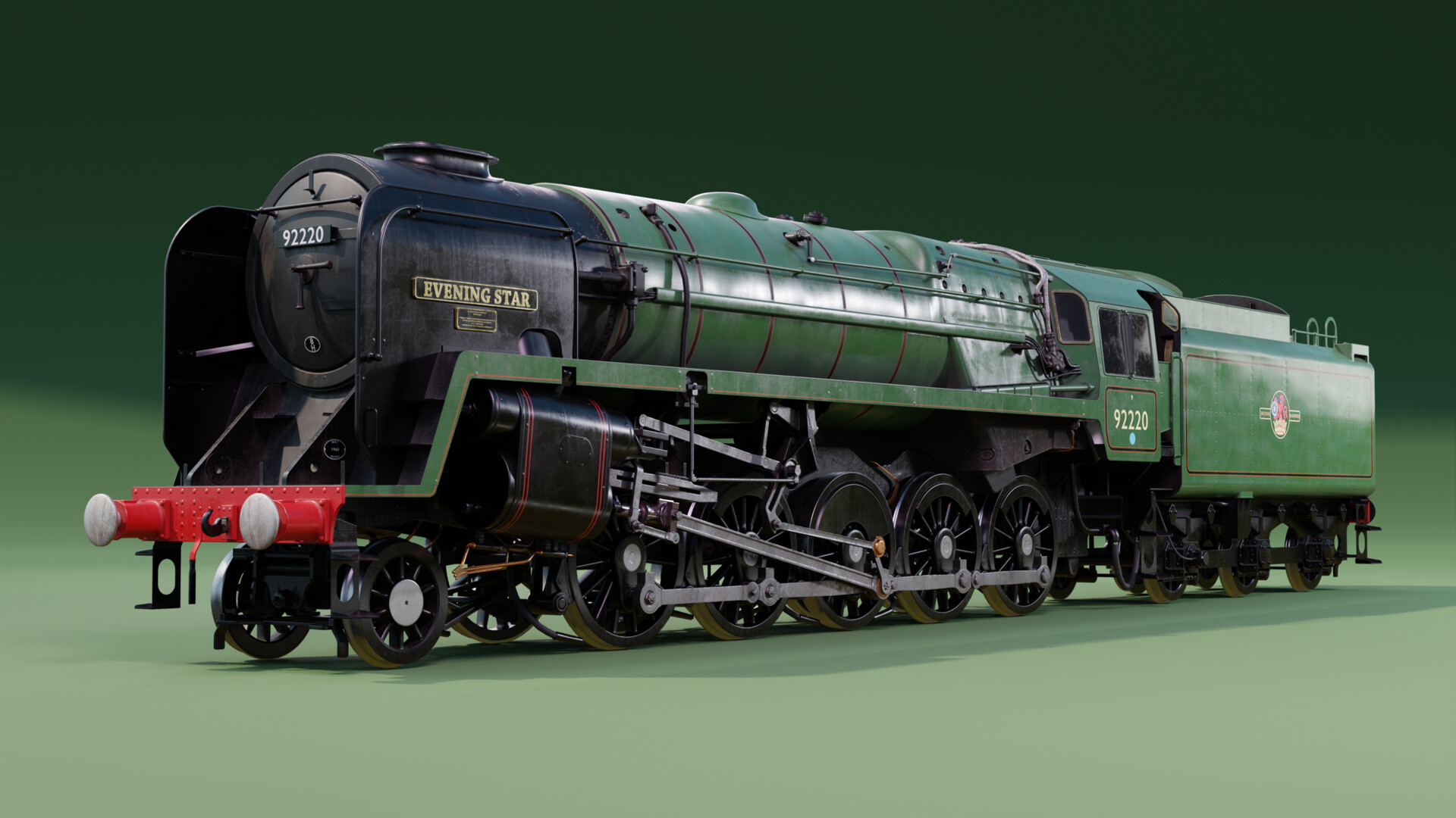 Ilya Osin - Class 9F Steam locomotive with interior