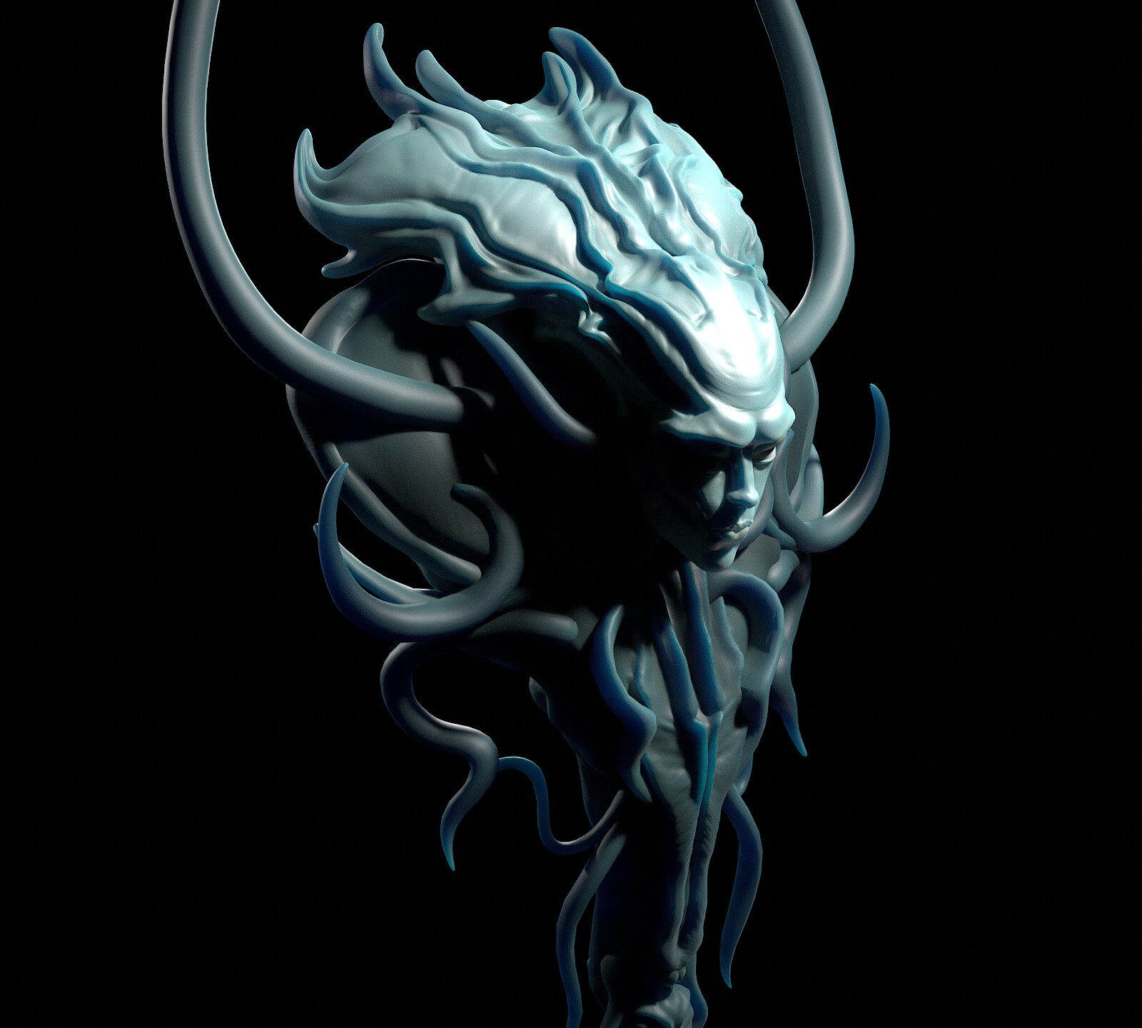 Abhik Mitra - OLD FORGOTTEN GOD "LORD VISHNU" WIP