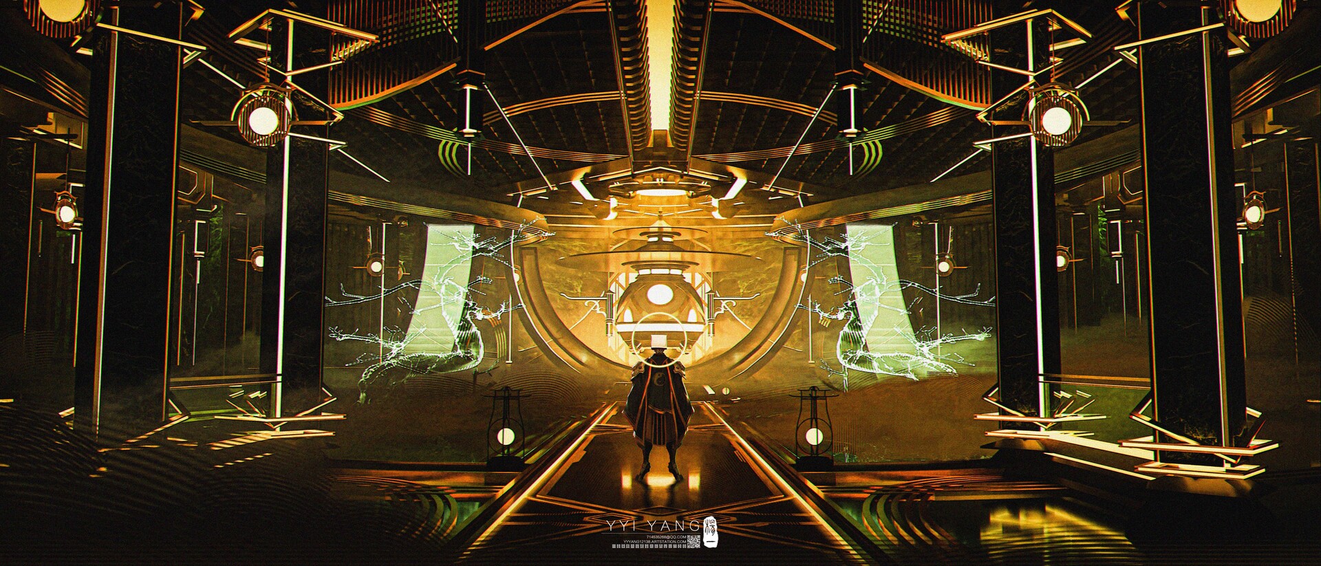 ArtStation - Cyber style alchemy furnace