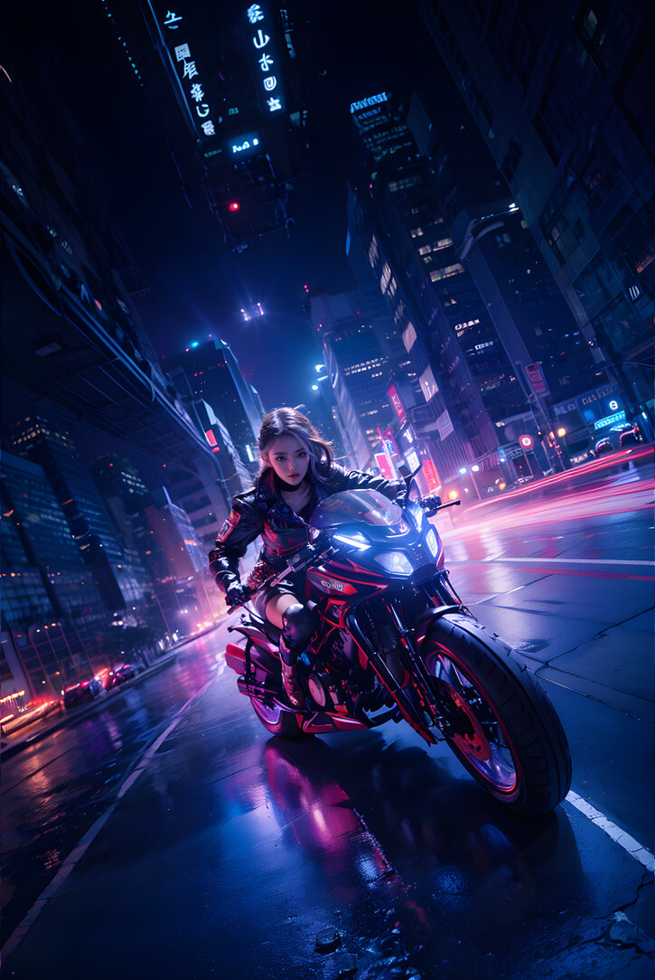 ArtStation - Some science fiction exercises machinery and cyberpunk