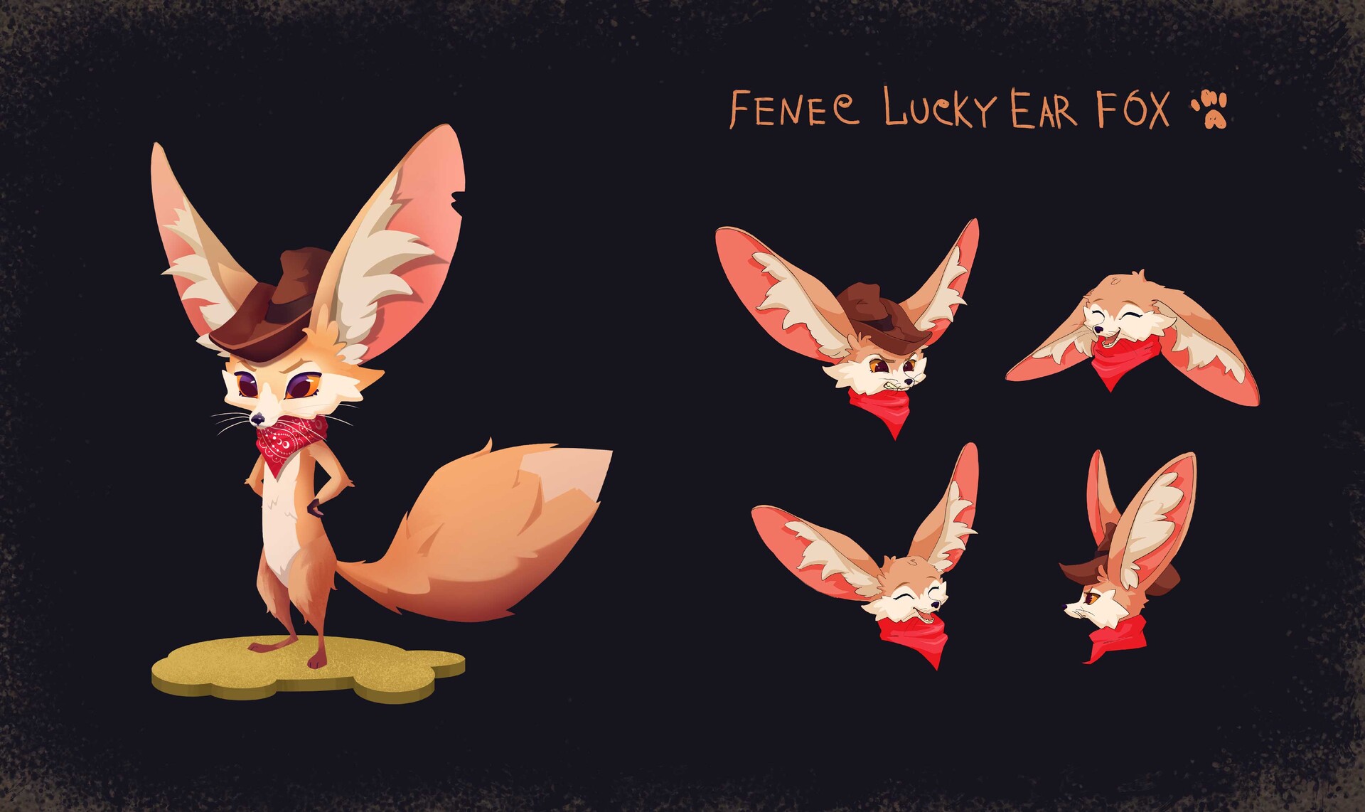 ArtStation - Cowboy fenec fox