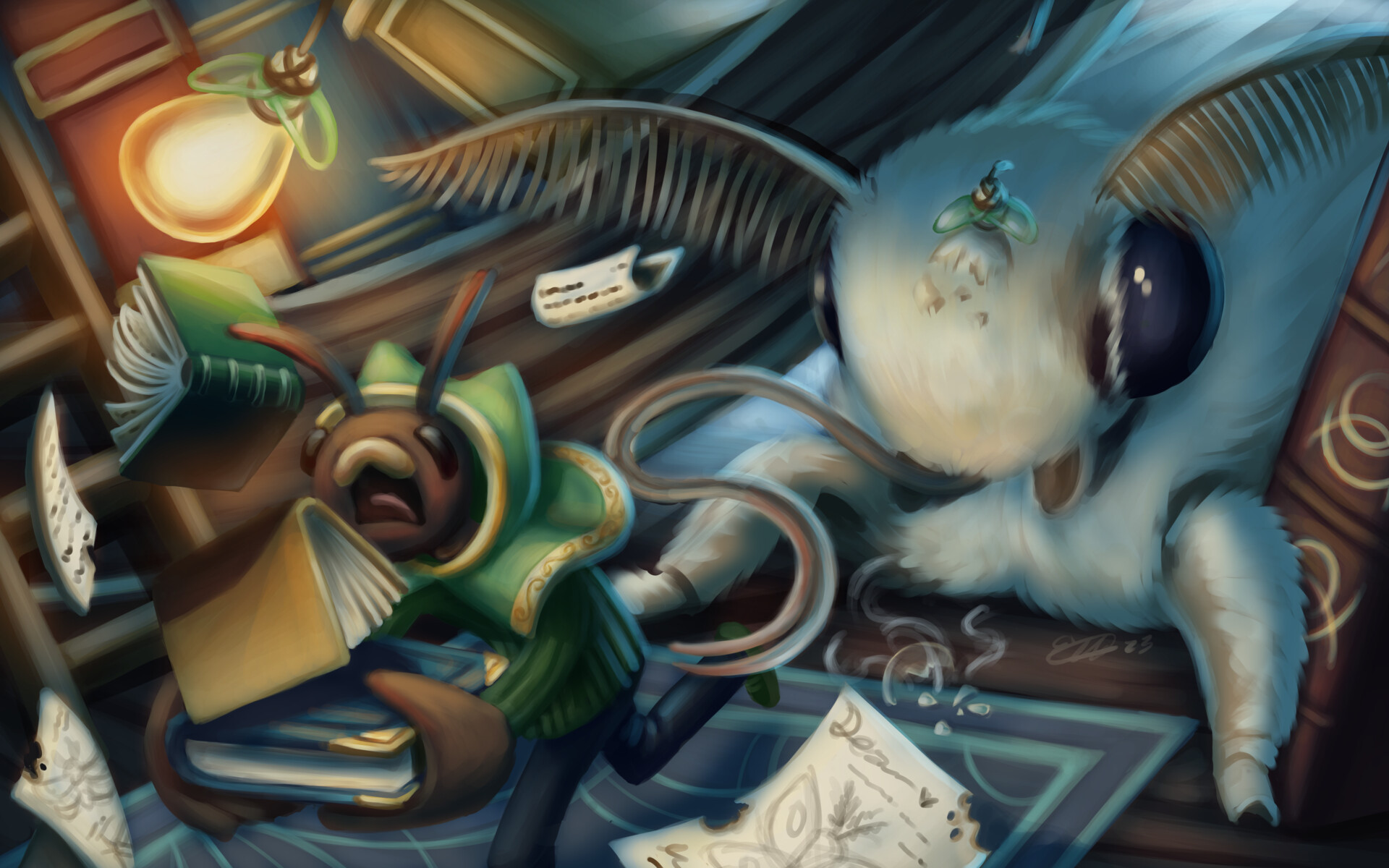 Erika Moore - Moth Bitten Library