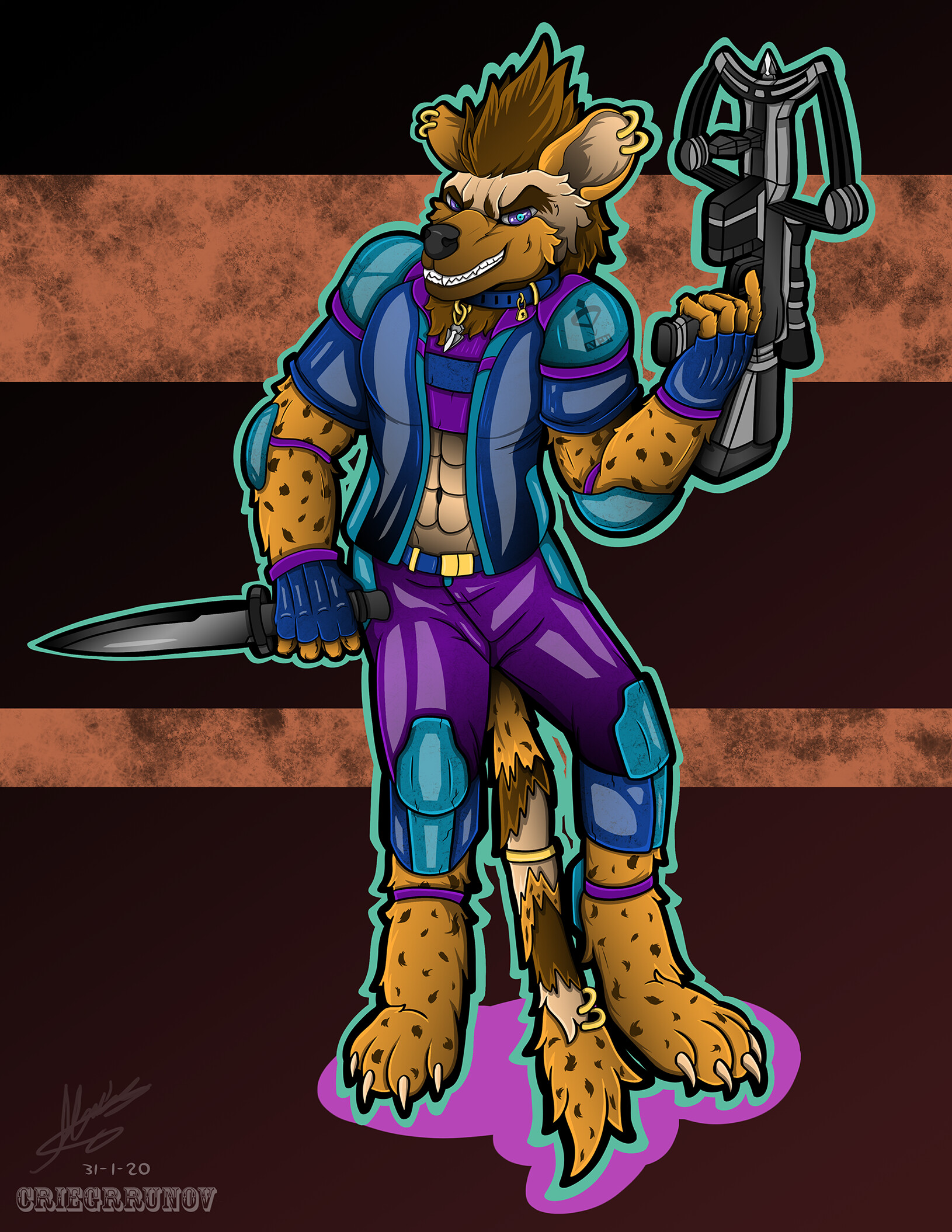 ArtStation - Character Pinup: Raleigh the Hyena