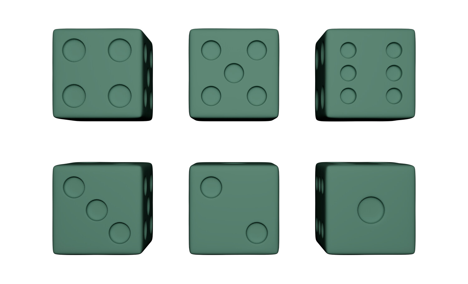 ArtStation - ETSU Dice Model and Comp Project