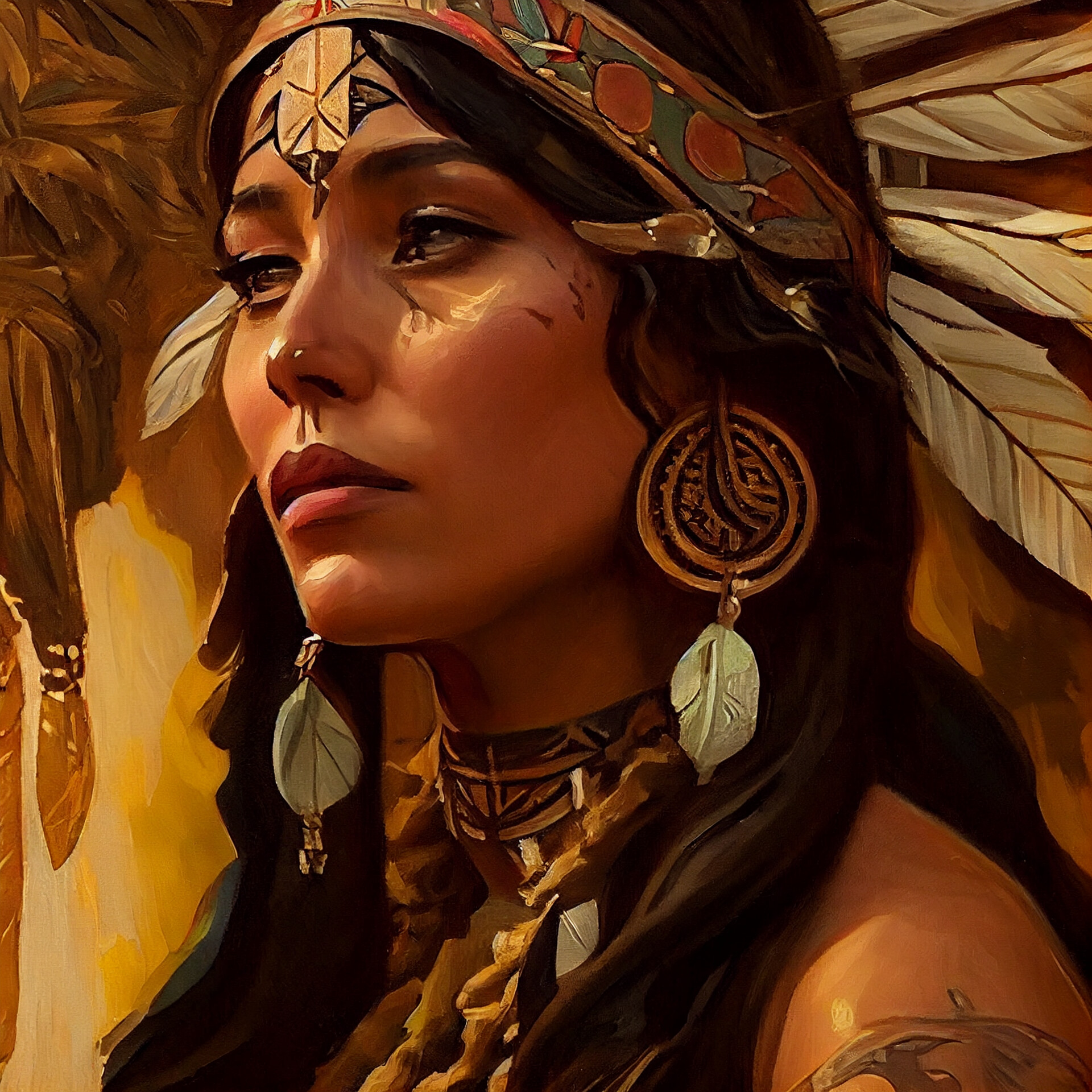 ArtStation - Native American Beauty