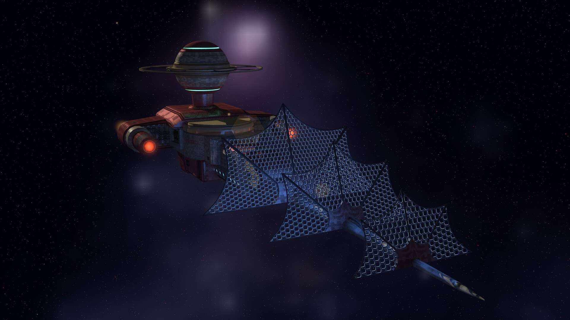 DmitryRAVEN - Trenar, Wayfarer-class science ship (fan design)